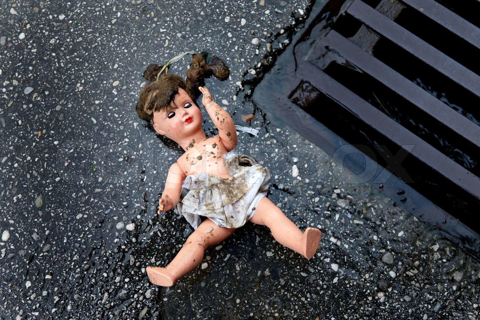 Symbol of mistreatment and abuse of children | Stock image | Colourbox