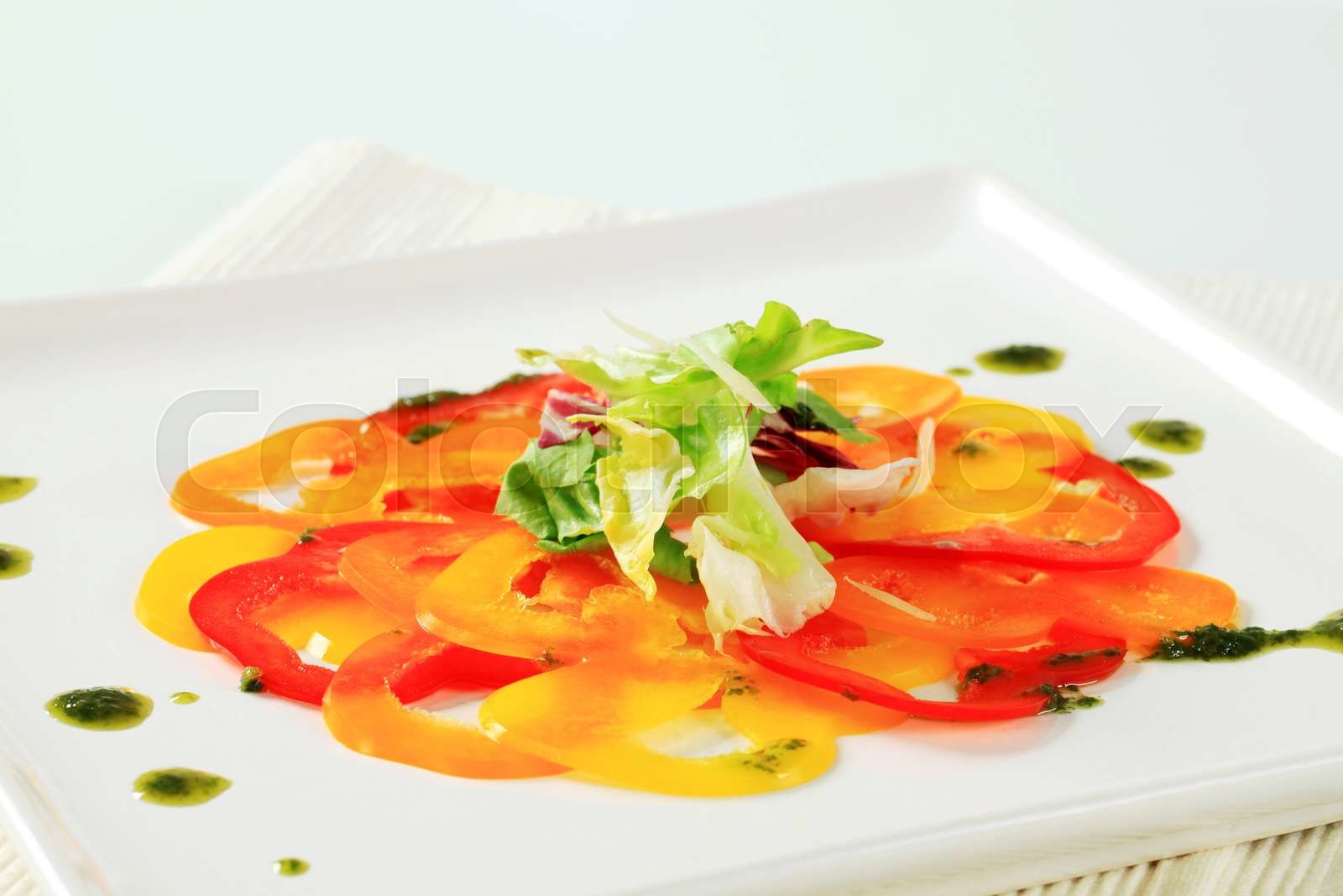 Vegetable Carpaccio | Stock image | Colourbox