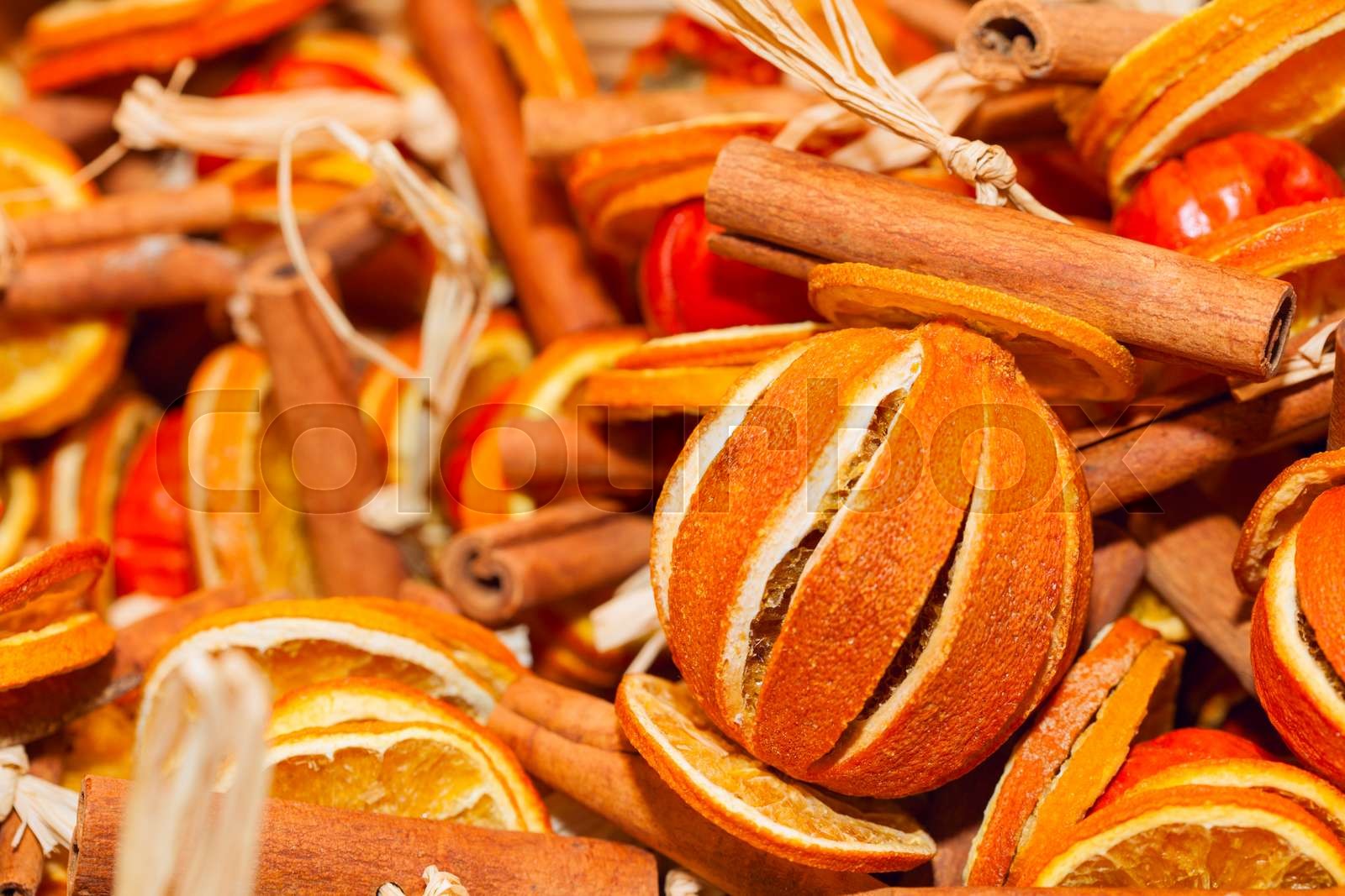 Traditional Christmas aromatic dry fruits | Stock image | Colourbox