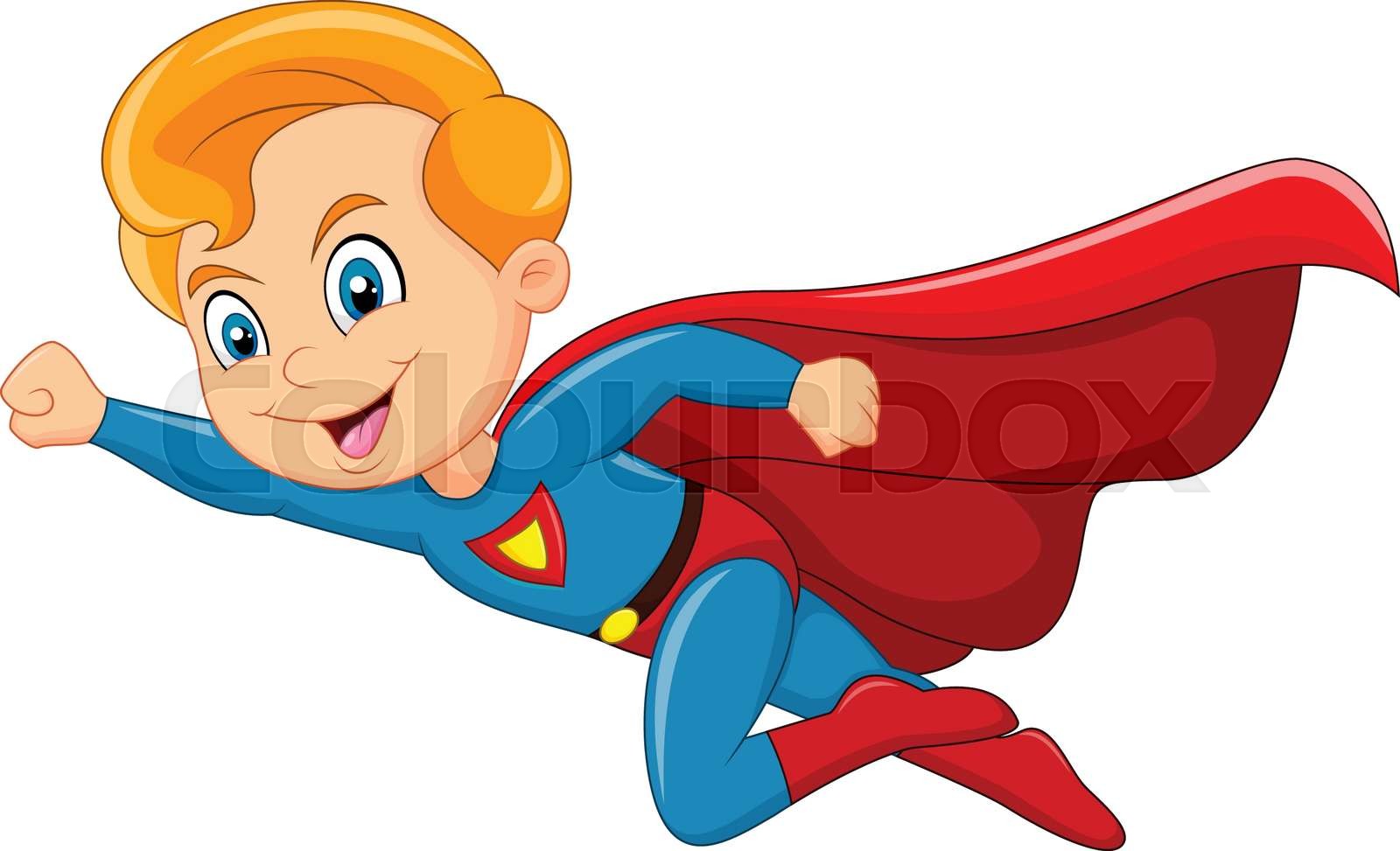 superhelt, kappe, barn | Stock vektor | Colourbox