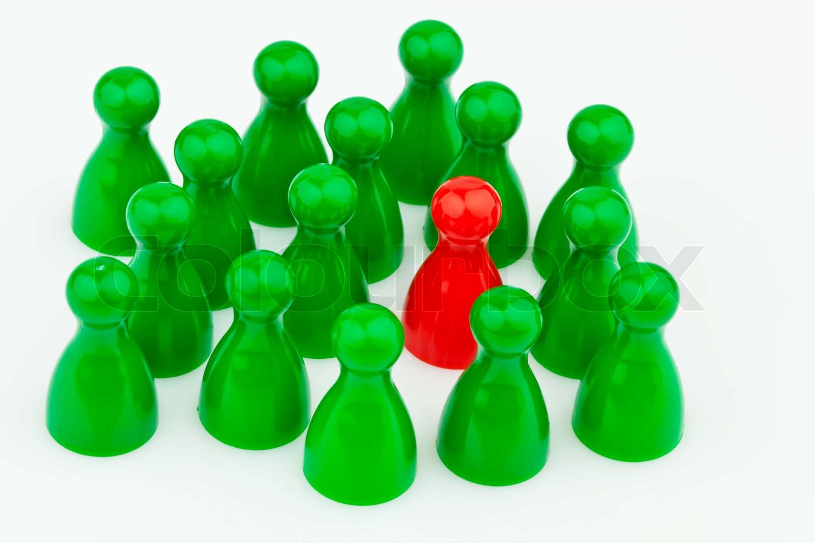 Red and green characters. Bullying, loneliness and outsider in the team ...