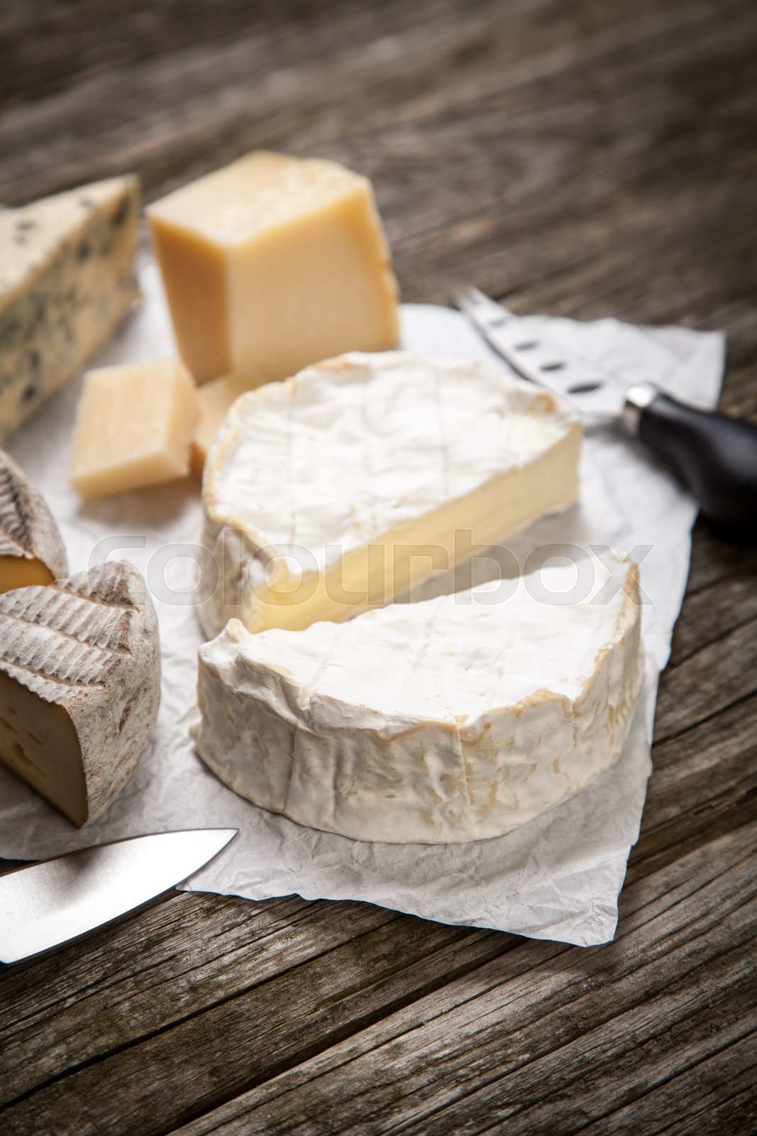 Soft french cheese | Stock image | Colourbox