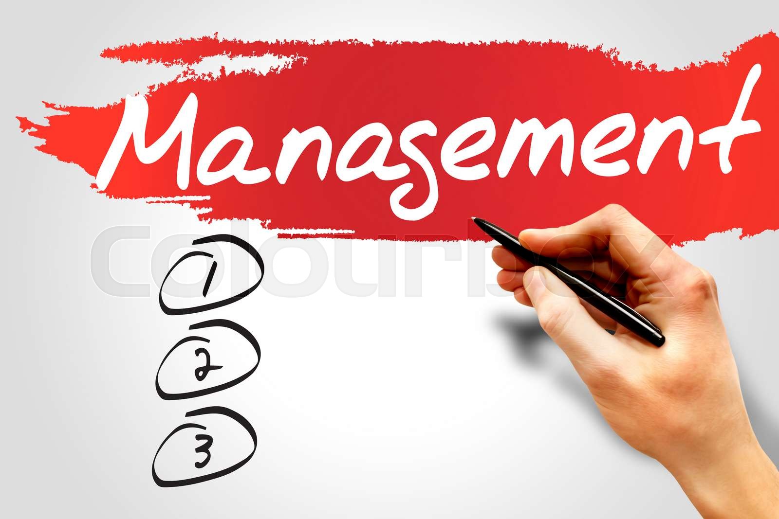 MANAGEMENT | Stock image | Colourbox