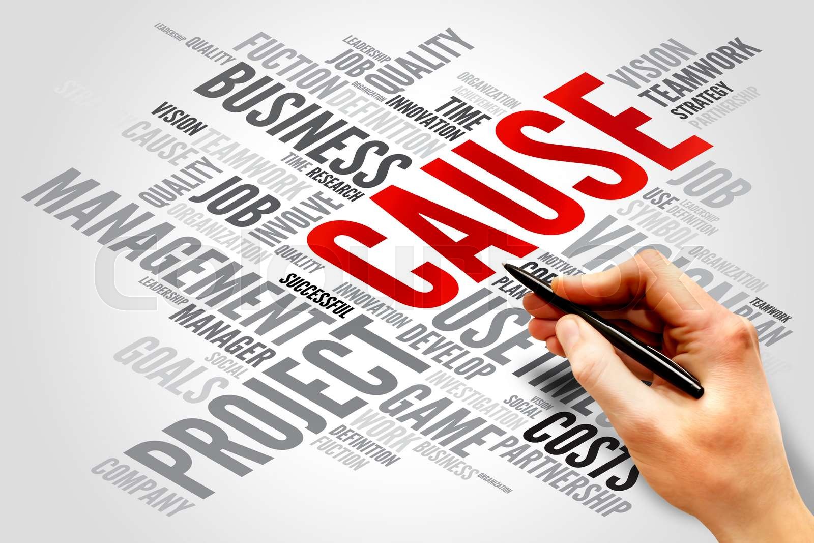 CAUSE | Stock image | Colourbox