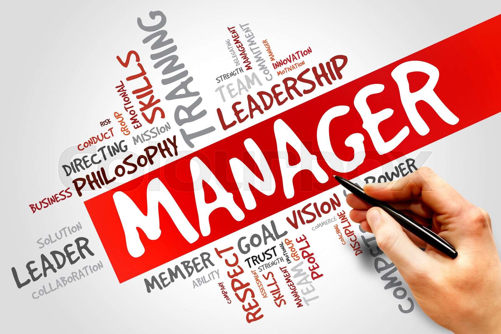 MANAGER | Stock image | Colourbox