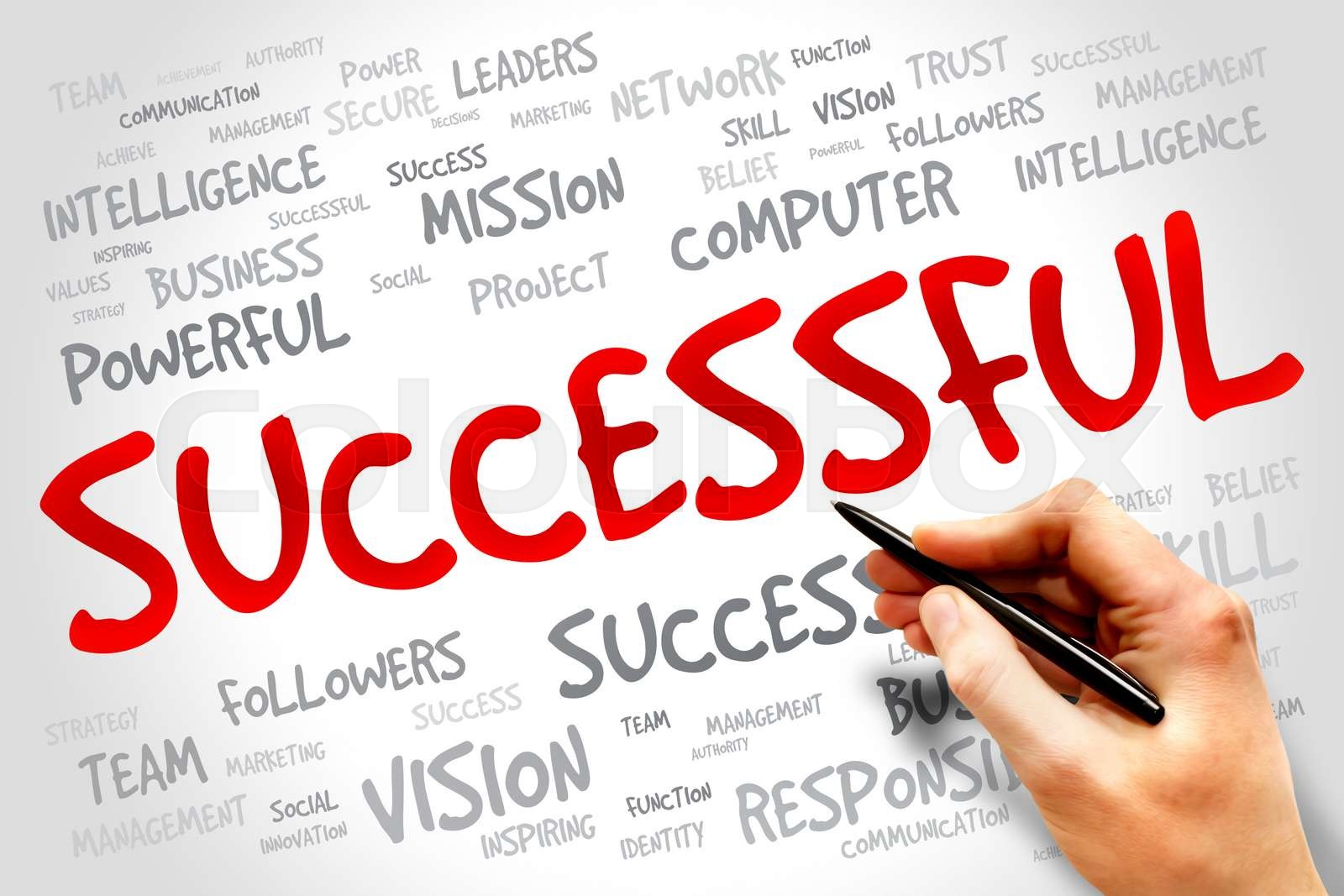 SUCCESSFUL | Stock image | Colourbox