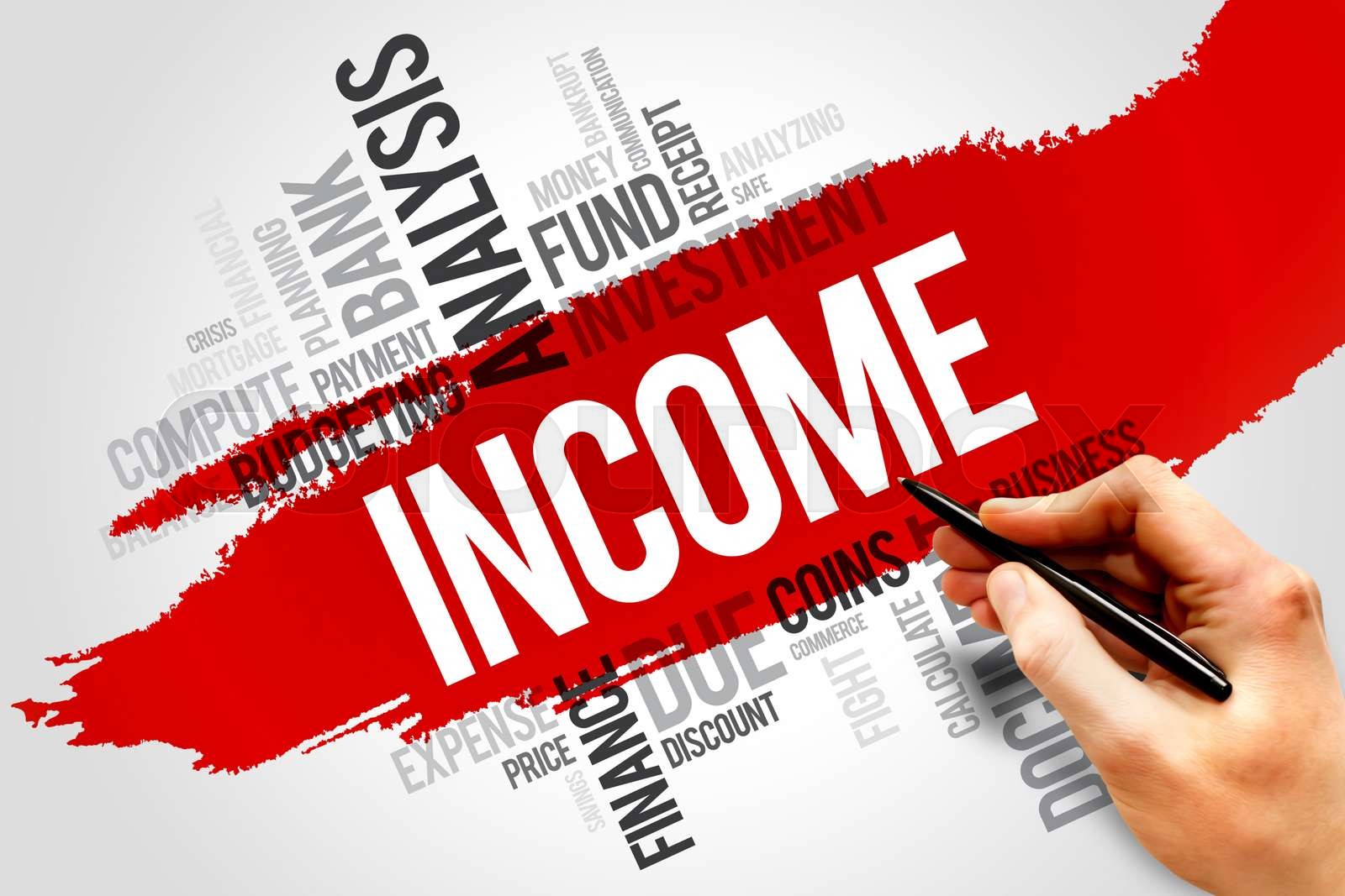 INCOME | Stock image | Colourbox