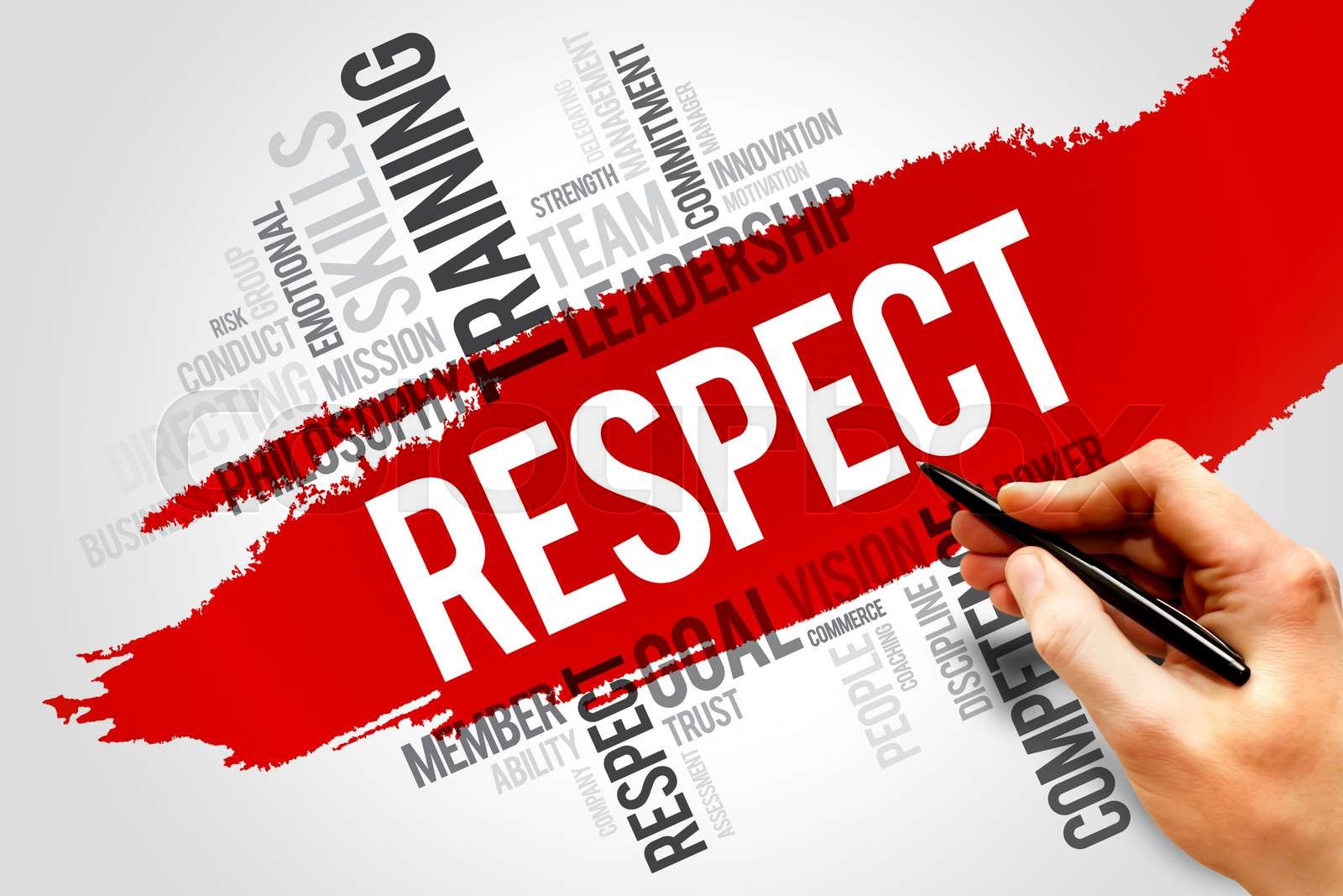 RESPECT | Stock image | Colourbox
