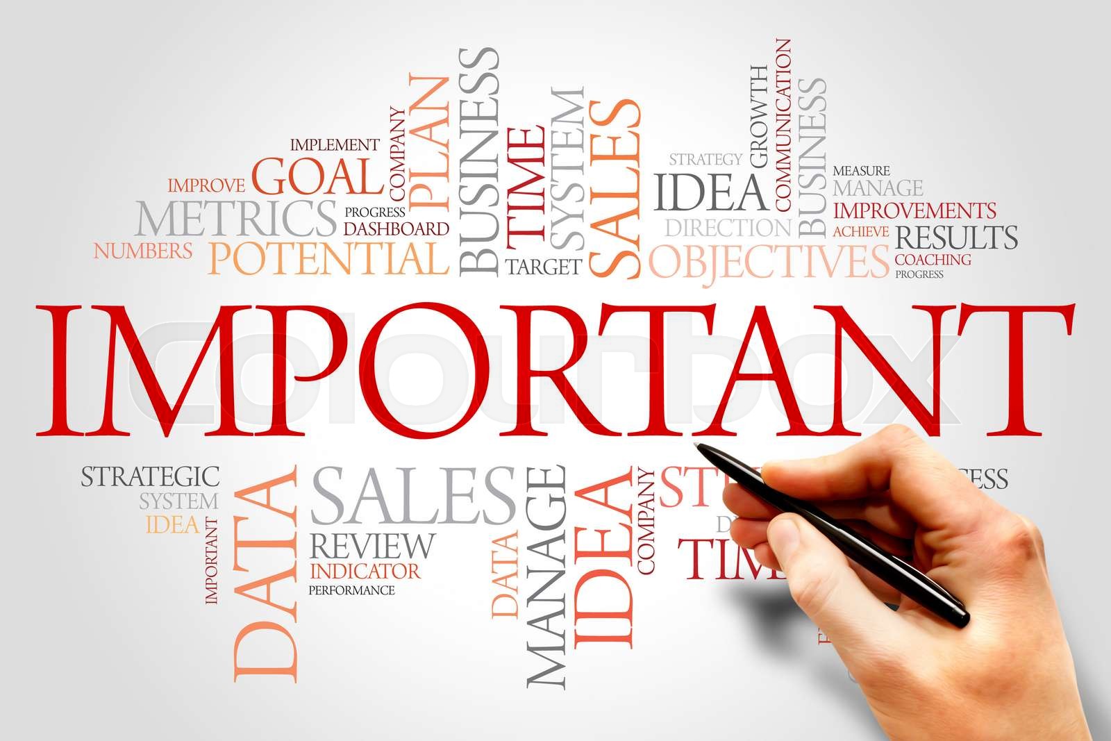 Important | Stock image | Colourbox