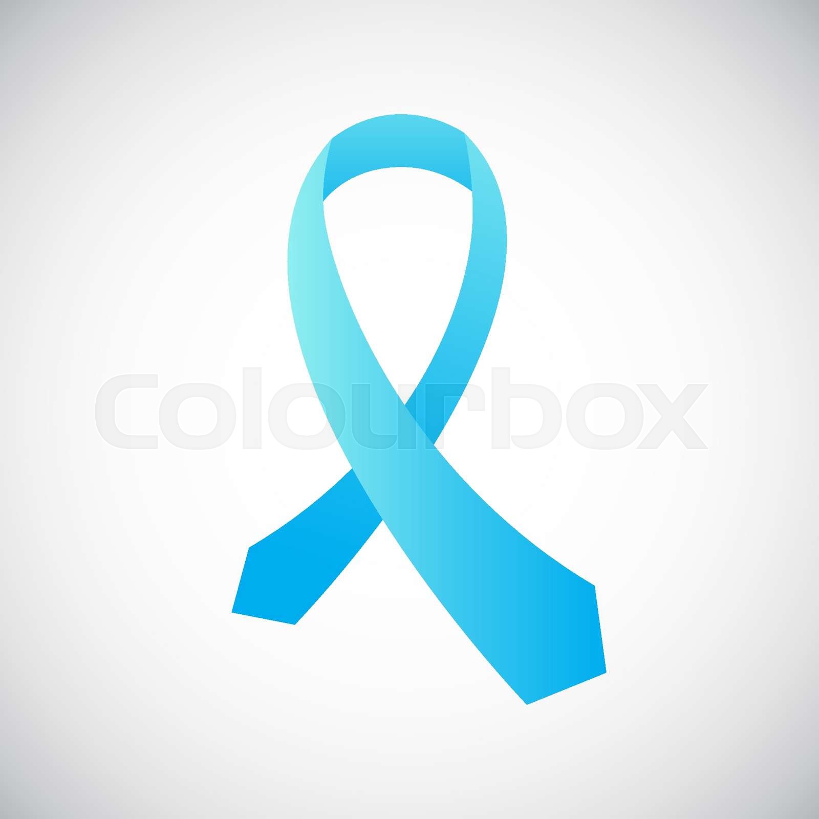 Prostate cancer ribbon awareness tie symbol | Stock vector | Colourbox