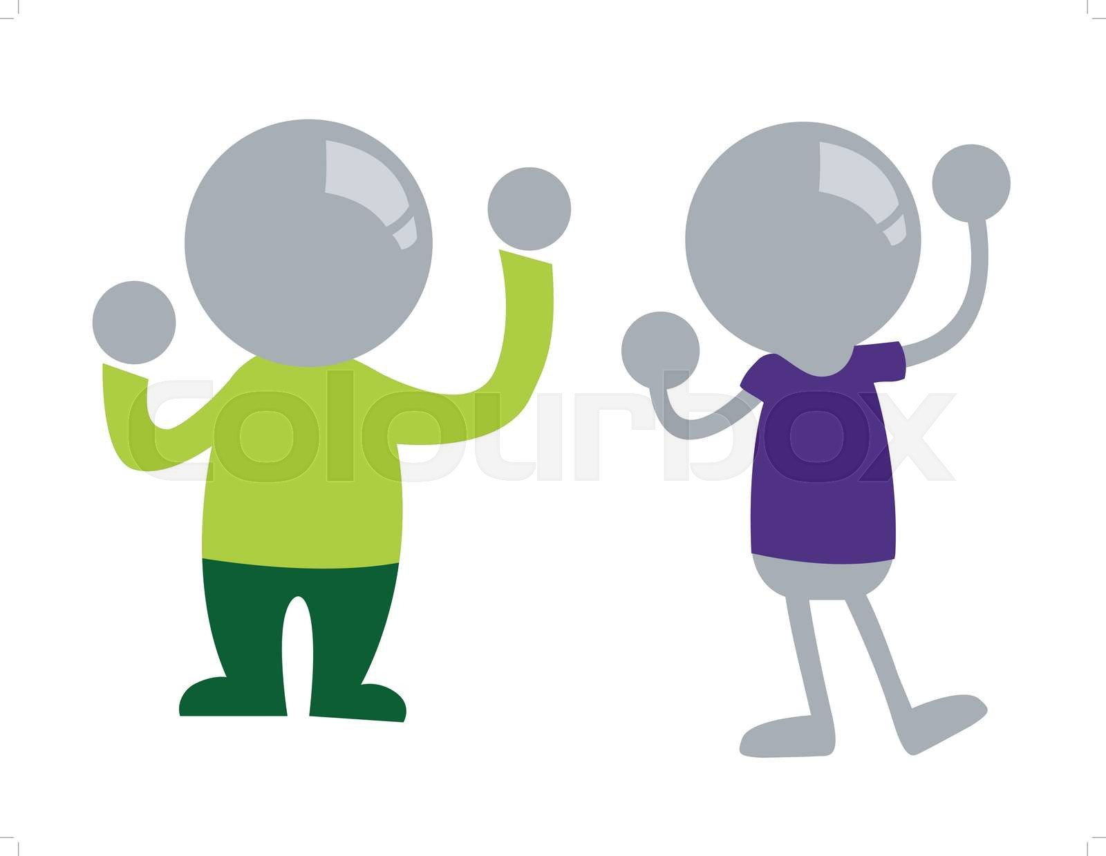 mennesker, ikon, figur | Stock vektor | Colourbox