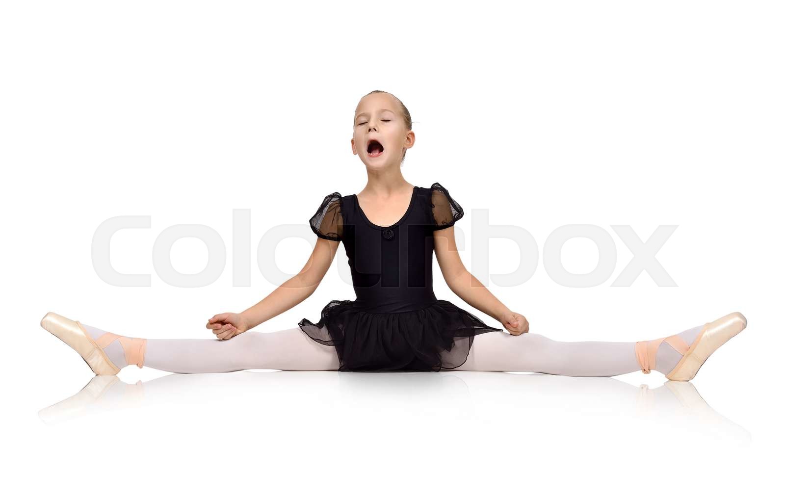 dancer girl crying | Stock image | Colourbox