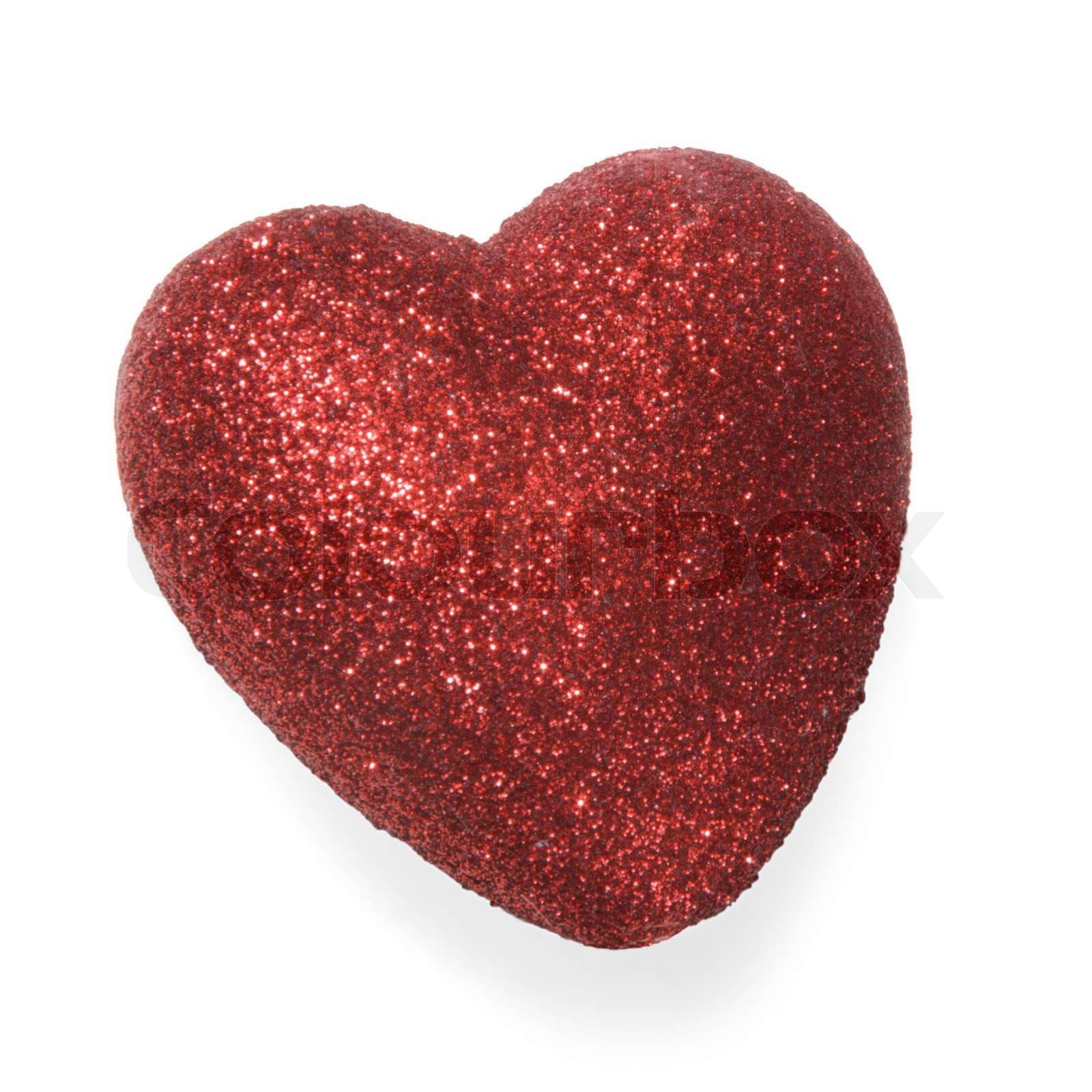 heart fake on white | Stock image | Colourbox