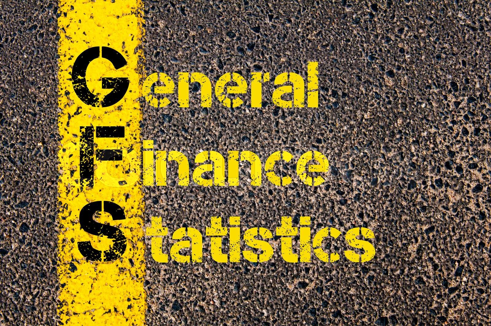 Business Acronym GFS as General Finance Statistics | Stock image ...