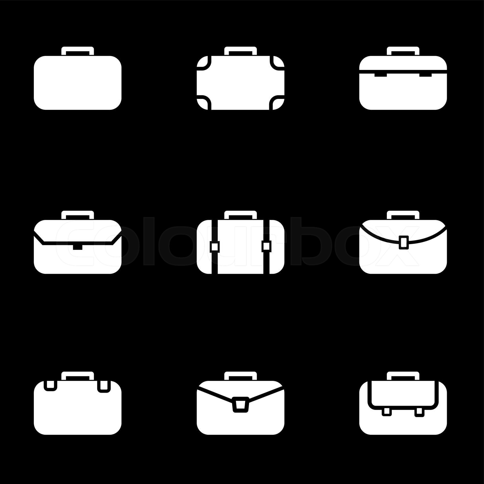 Briefcase Icon White