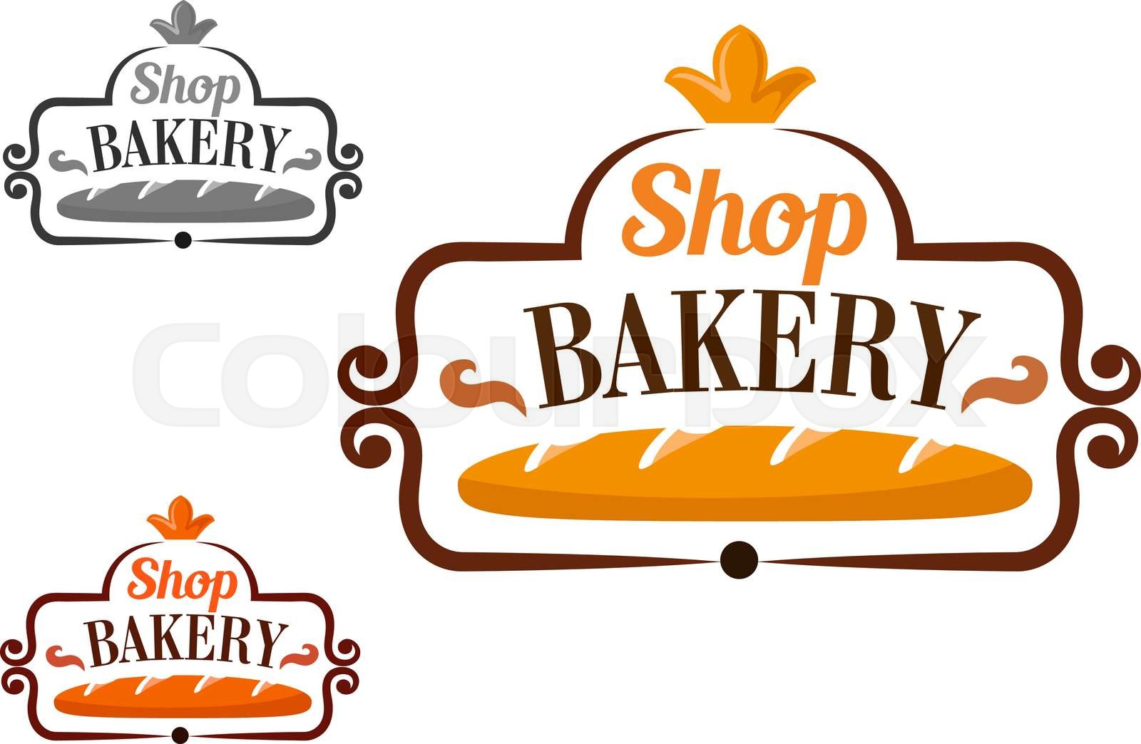 bageri, logo, korn | Stock vektor | Colourbox