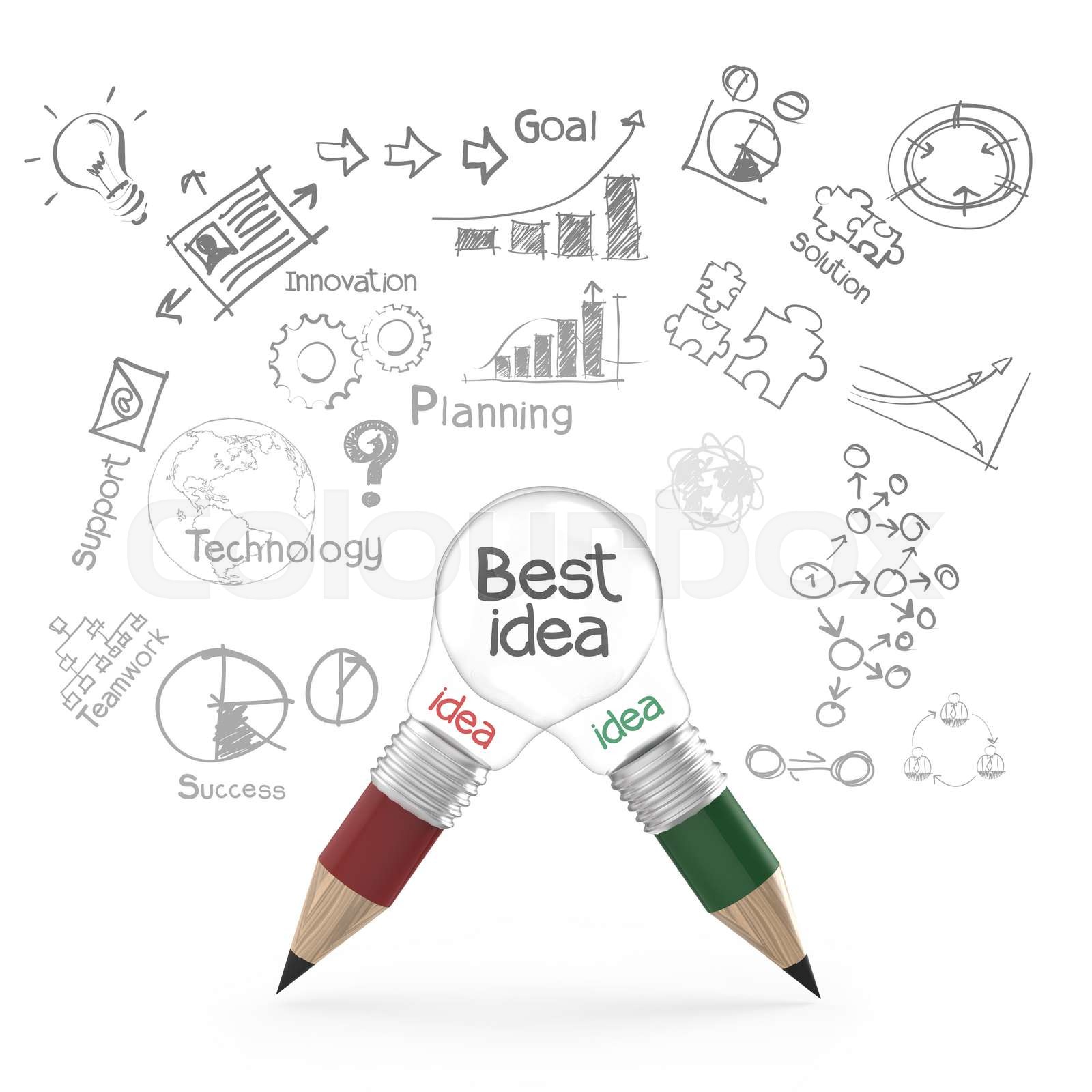 best-idea-concept-creative-stock-image-colourbox