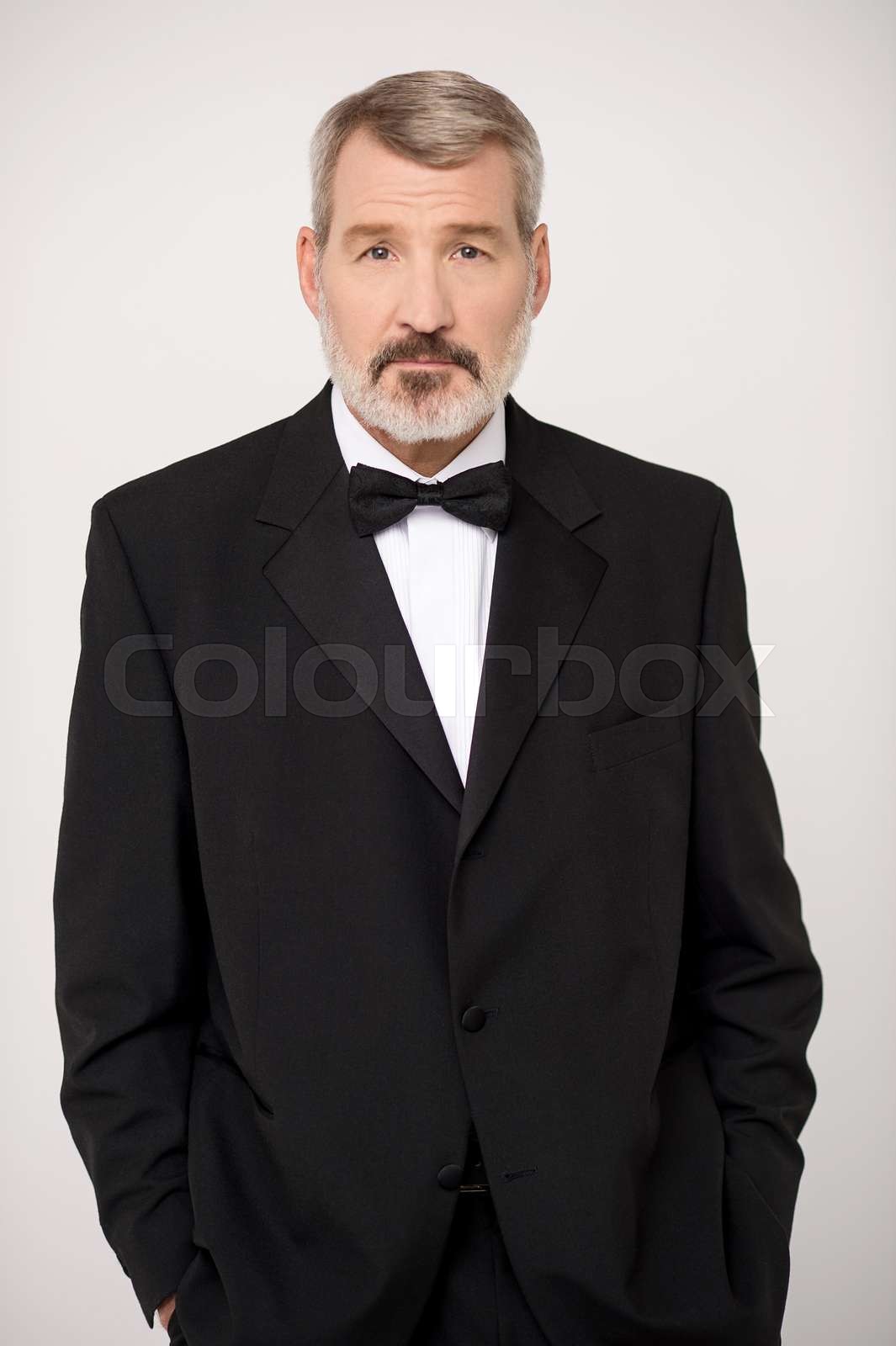 Senior businessman in tuxedo | Stock image | Colourbox