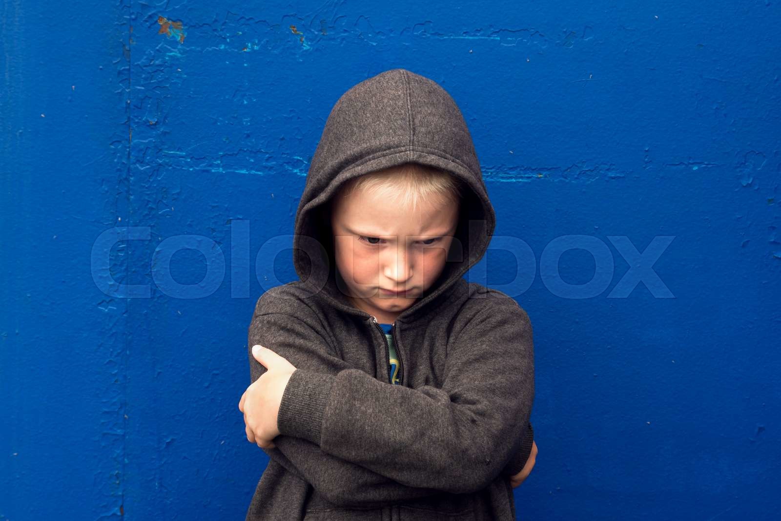 abused aggressive boy | Stock image | Colourbox