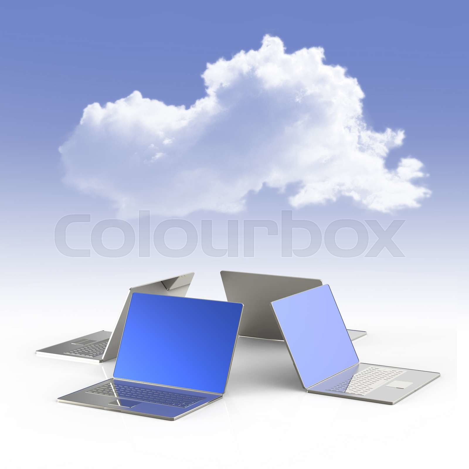 Cloud computing concept | Stock image | Colourbox