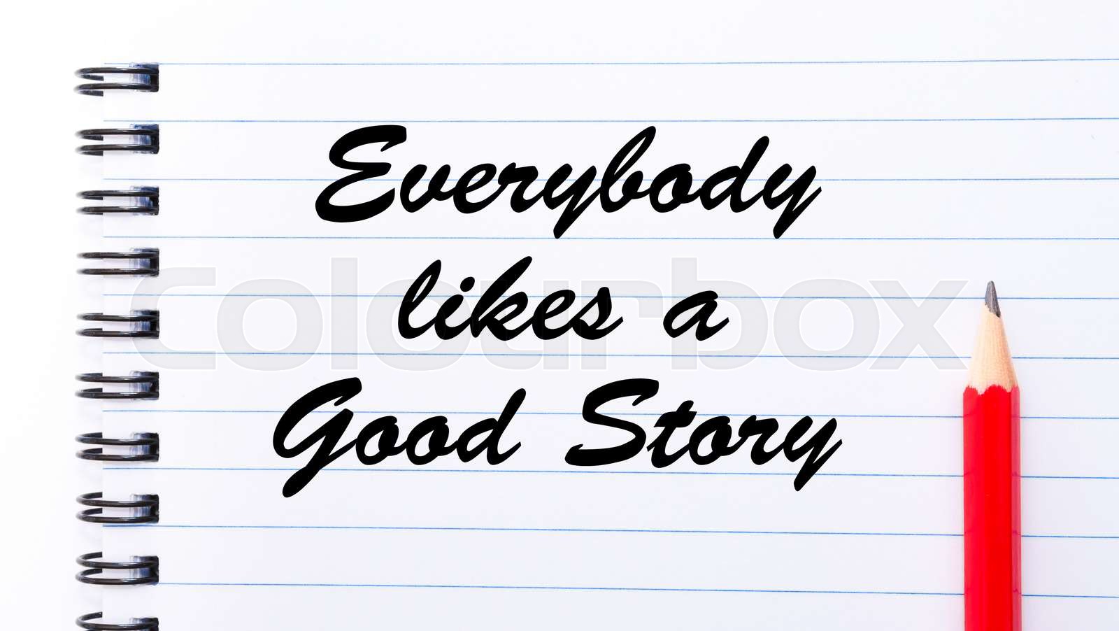 Everybody Likes a Good Story | Stock image | Colourbox