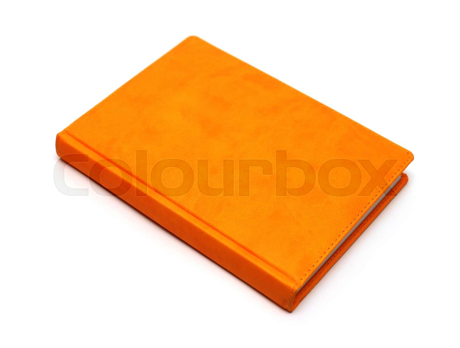 orange business notebook | Stock image | Colourbox