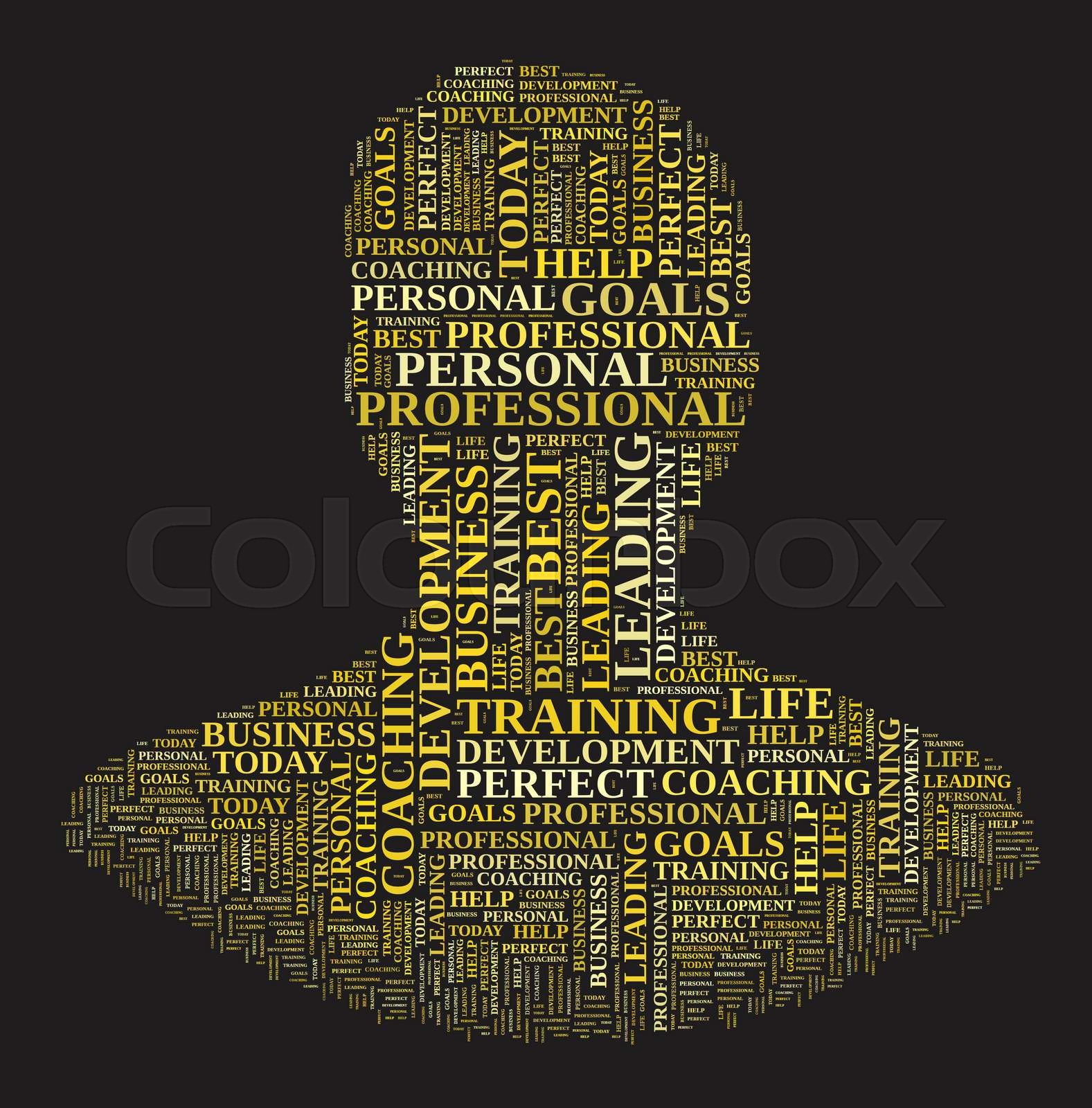 Professional word cloud concept | Stock image | Colourbox