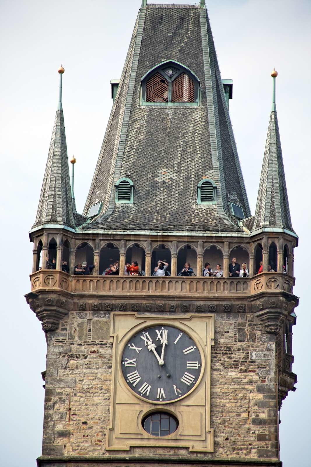 Prag, Altstädter Ring, Altstädter Rathaus -Turm. | Stock Bild | Colourbox