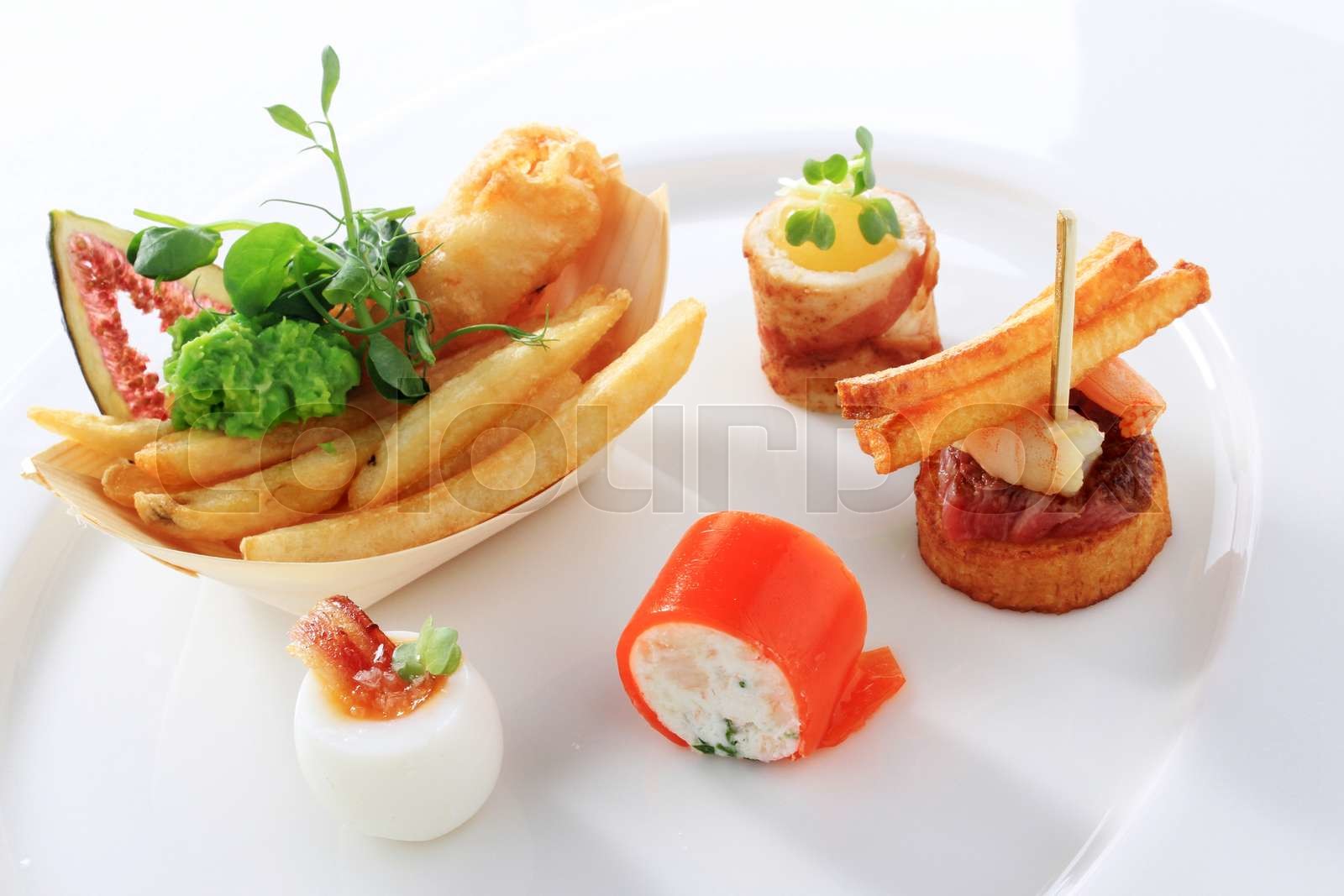 canape selection | Stock image | Colourbox
