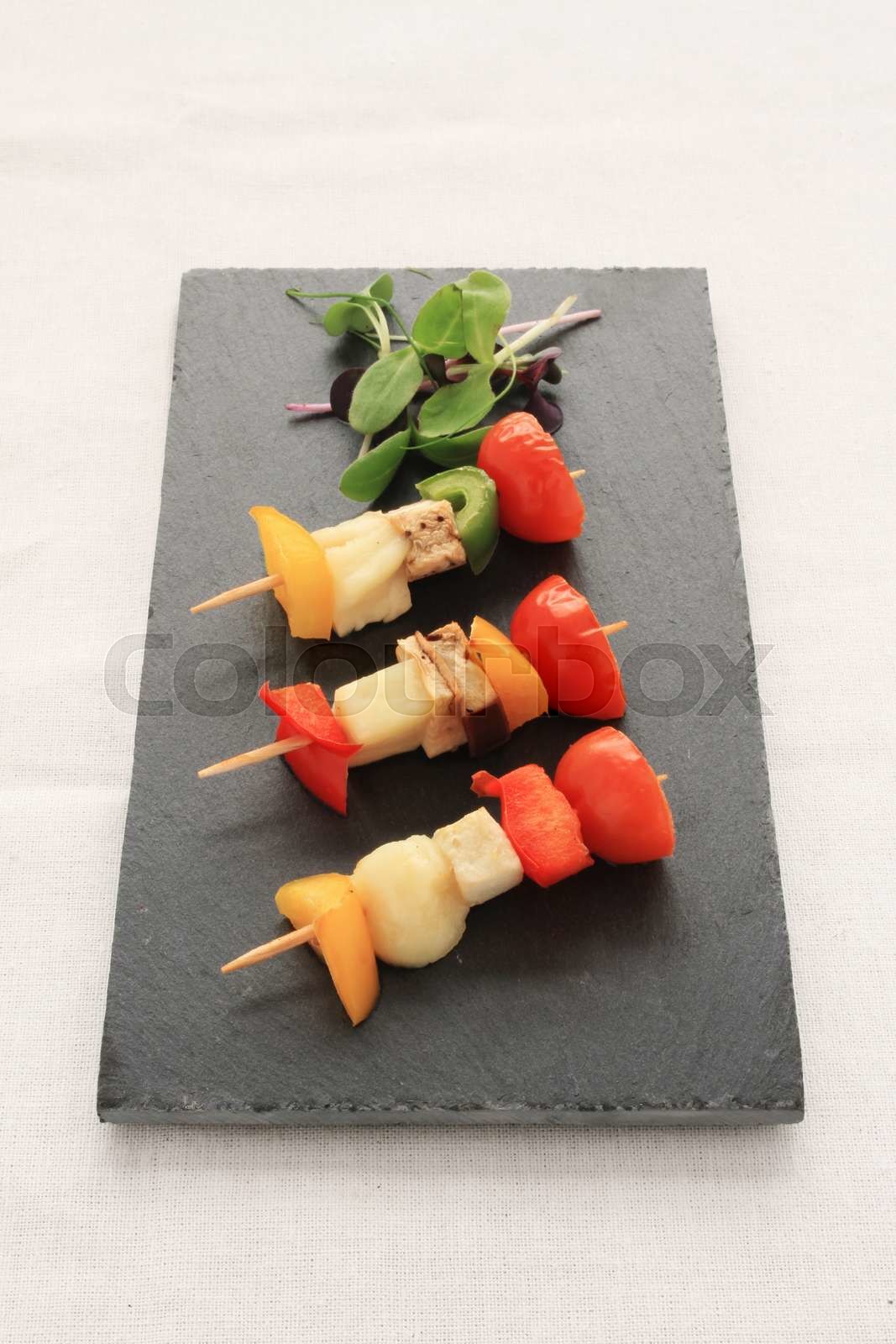 vegetable canape | Stock image | Colourbox