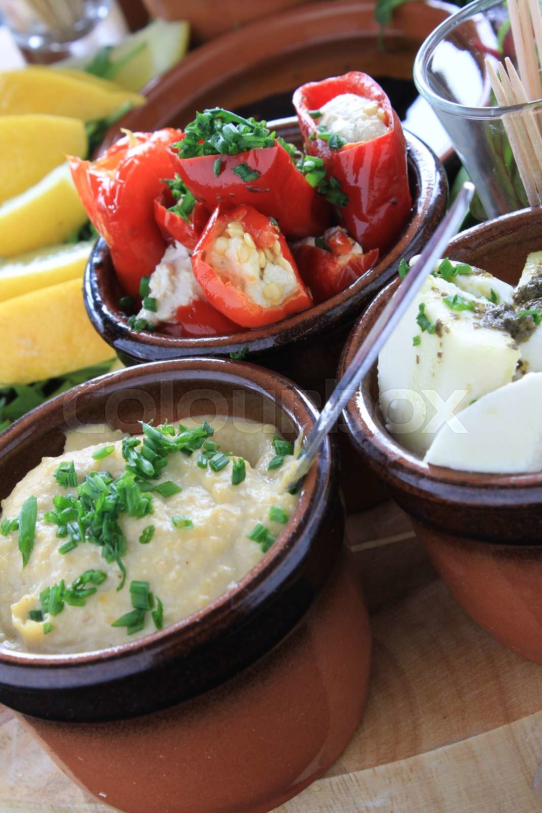 tappas selection | Stock image | Colourbox