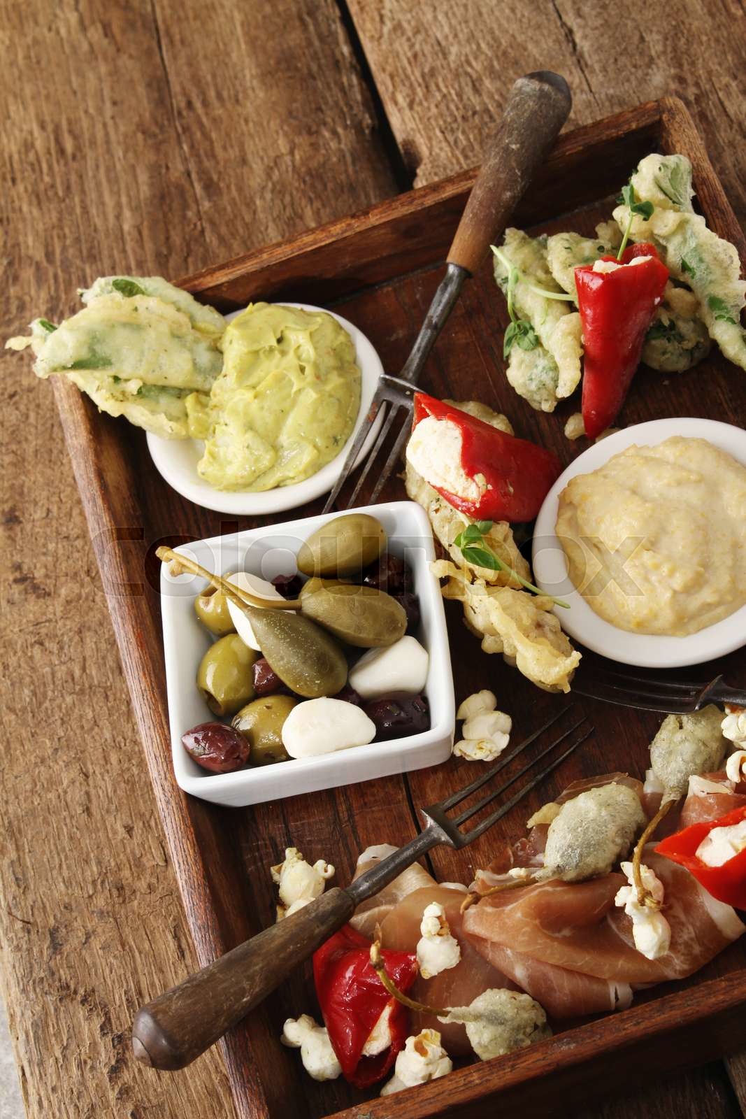 tappas platter | Stock image | Colourbox
