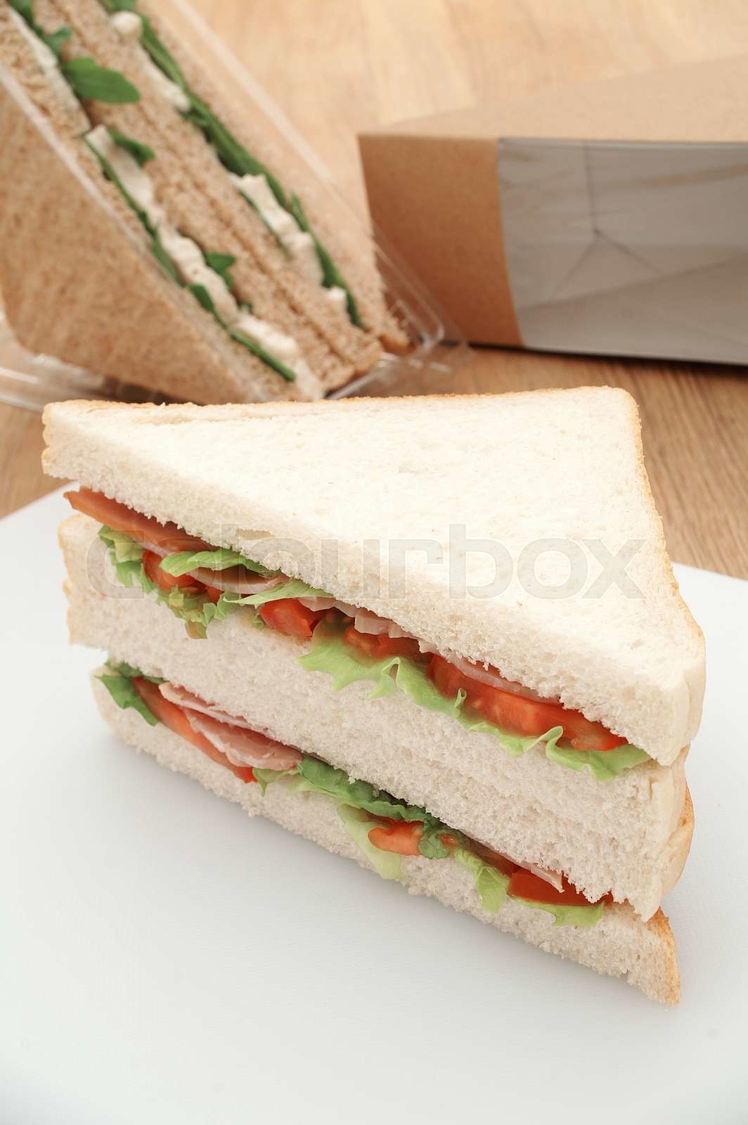 sandwich selection | Stock image | Colourbox