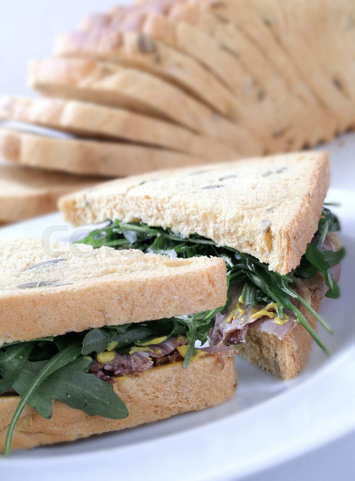 sandwich selection | Stock image | Colourbox