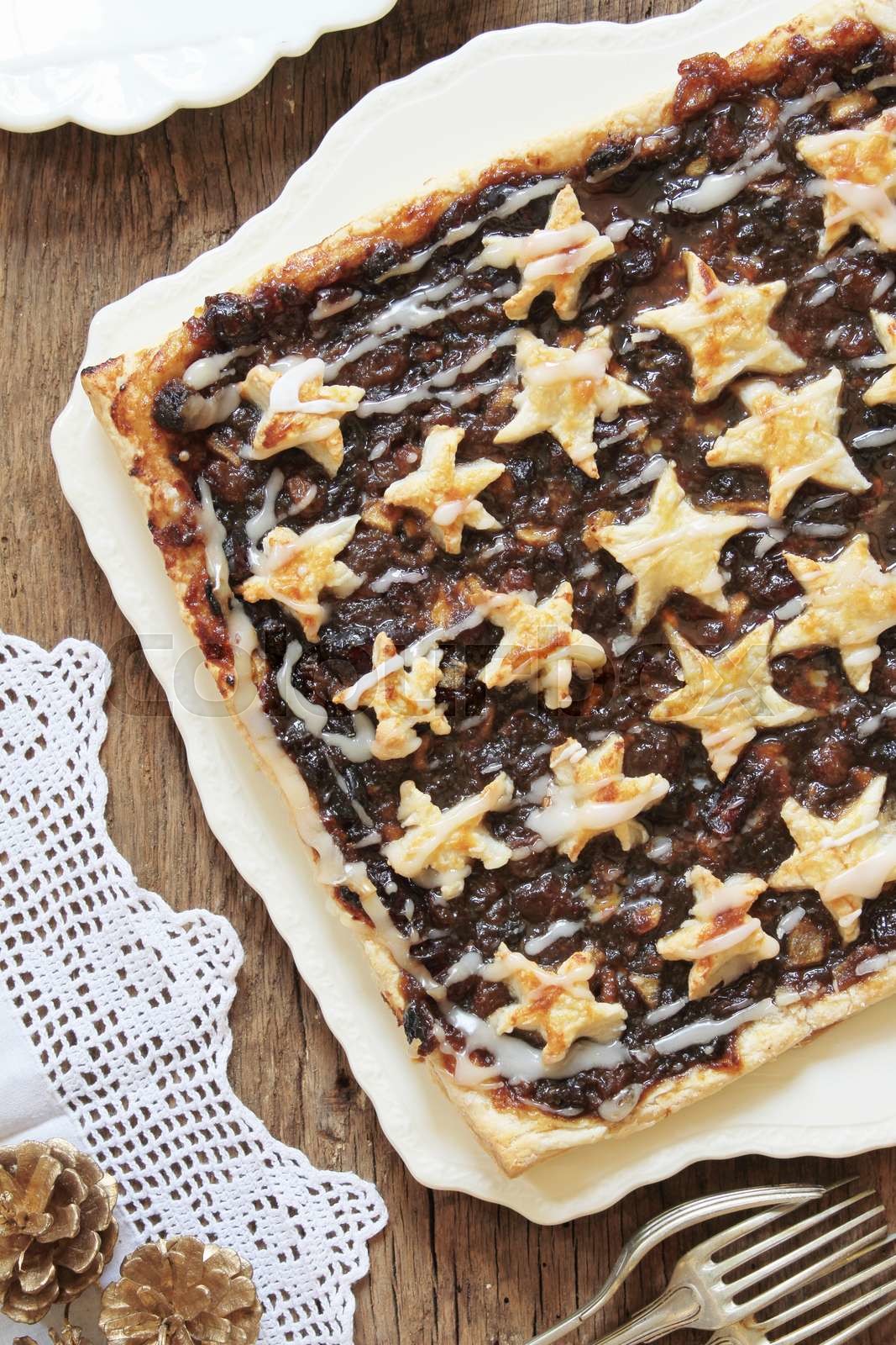 mincemeat slice | Stock image | Colourbox