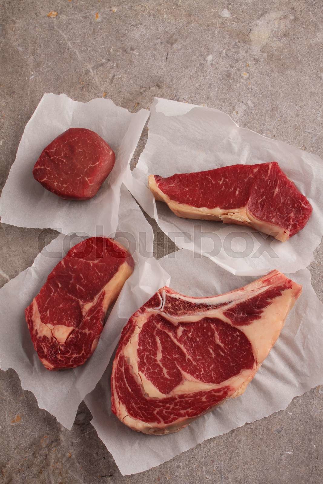 prime meat cuts | Stock image | Colourbox
