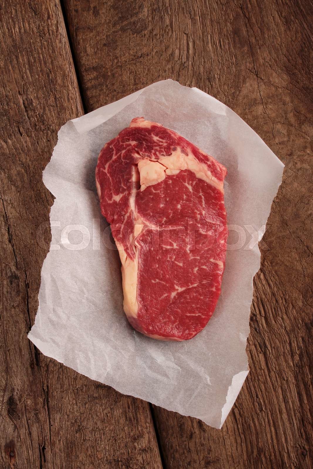 uncooked steak | Stock image | Colourbox