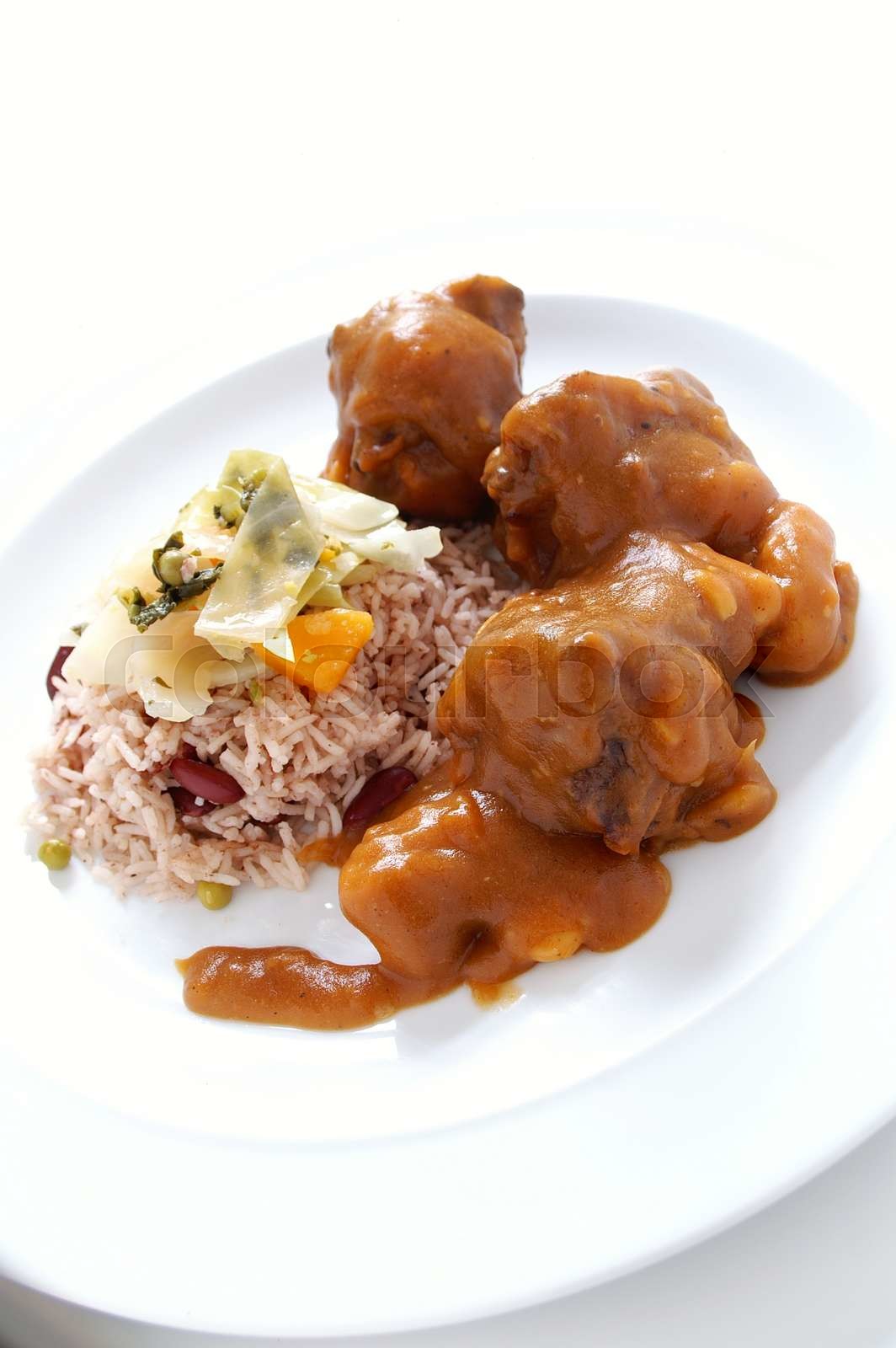 Afro Caribbean Food Stock Image Colourbox