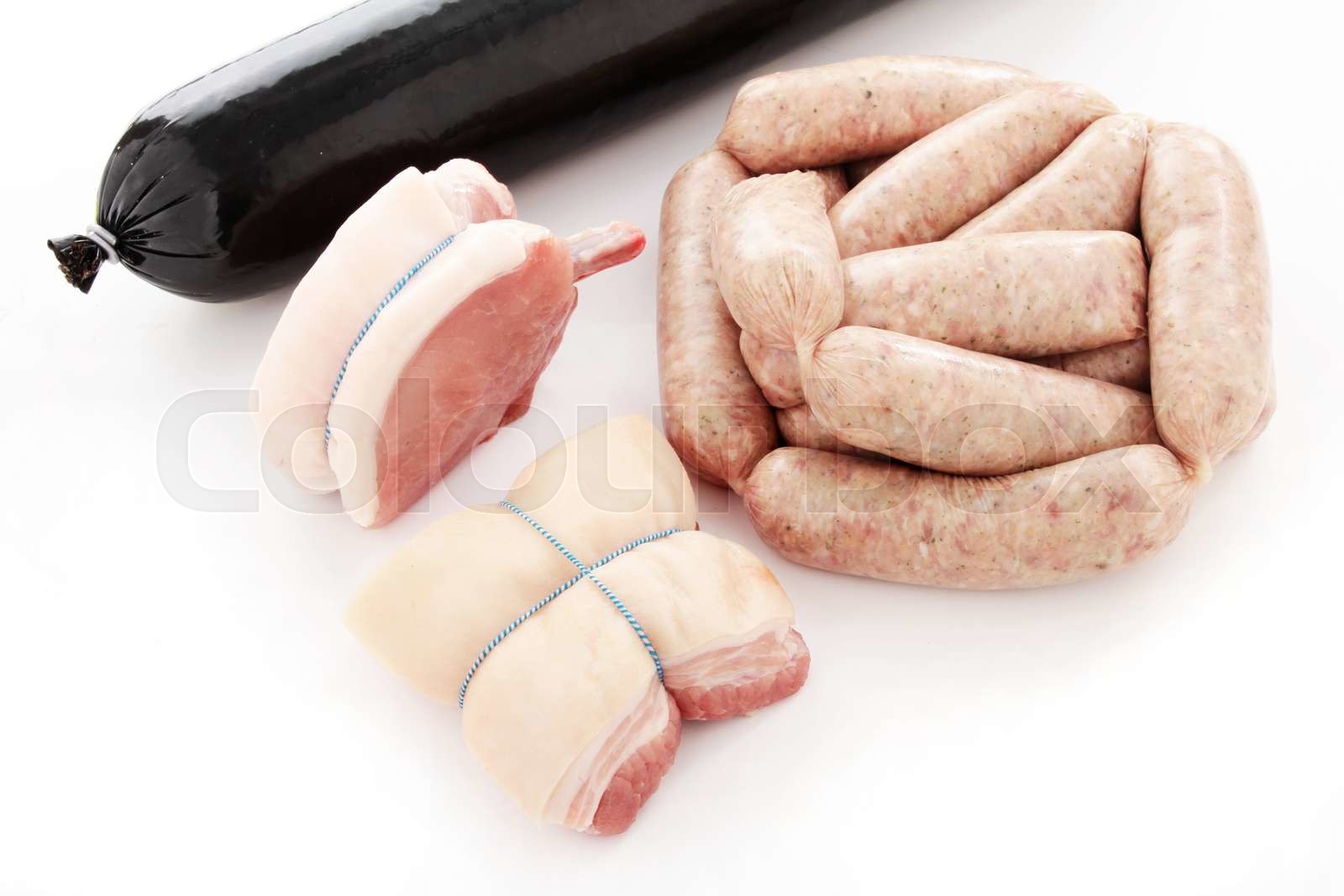 pork meat selection | Stock image | Colourbox