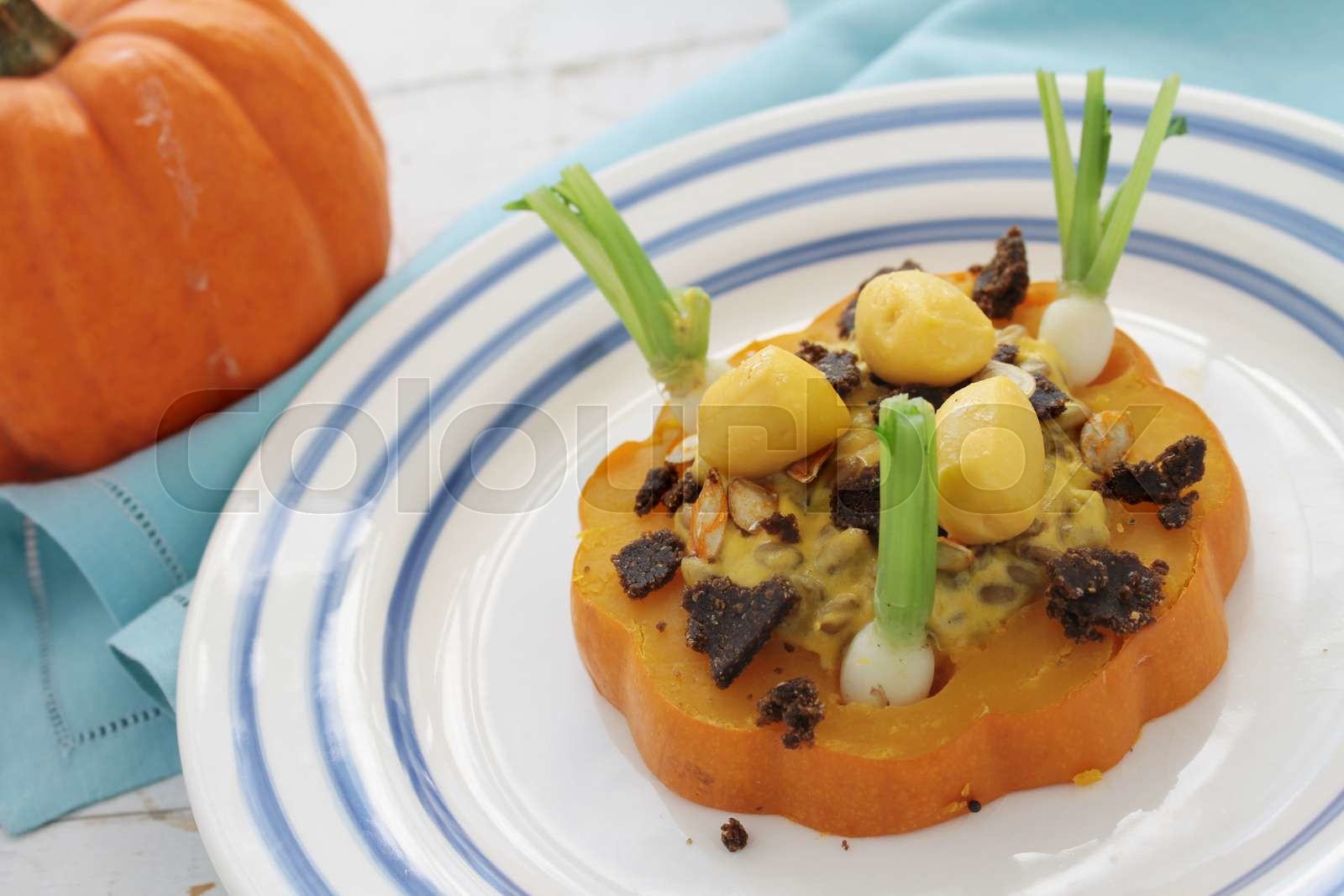 munchkin pumpkin | Stock image | Colourbox