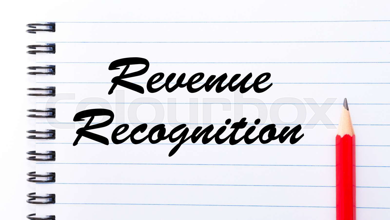 Revenue Recognition | Stock image | Colourbox