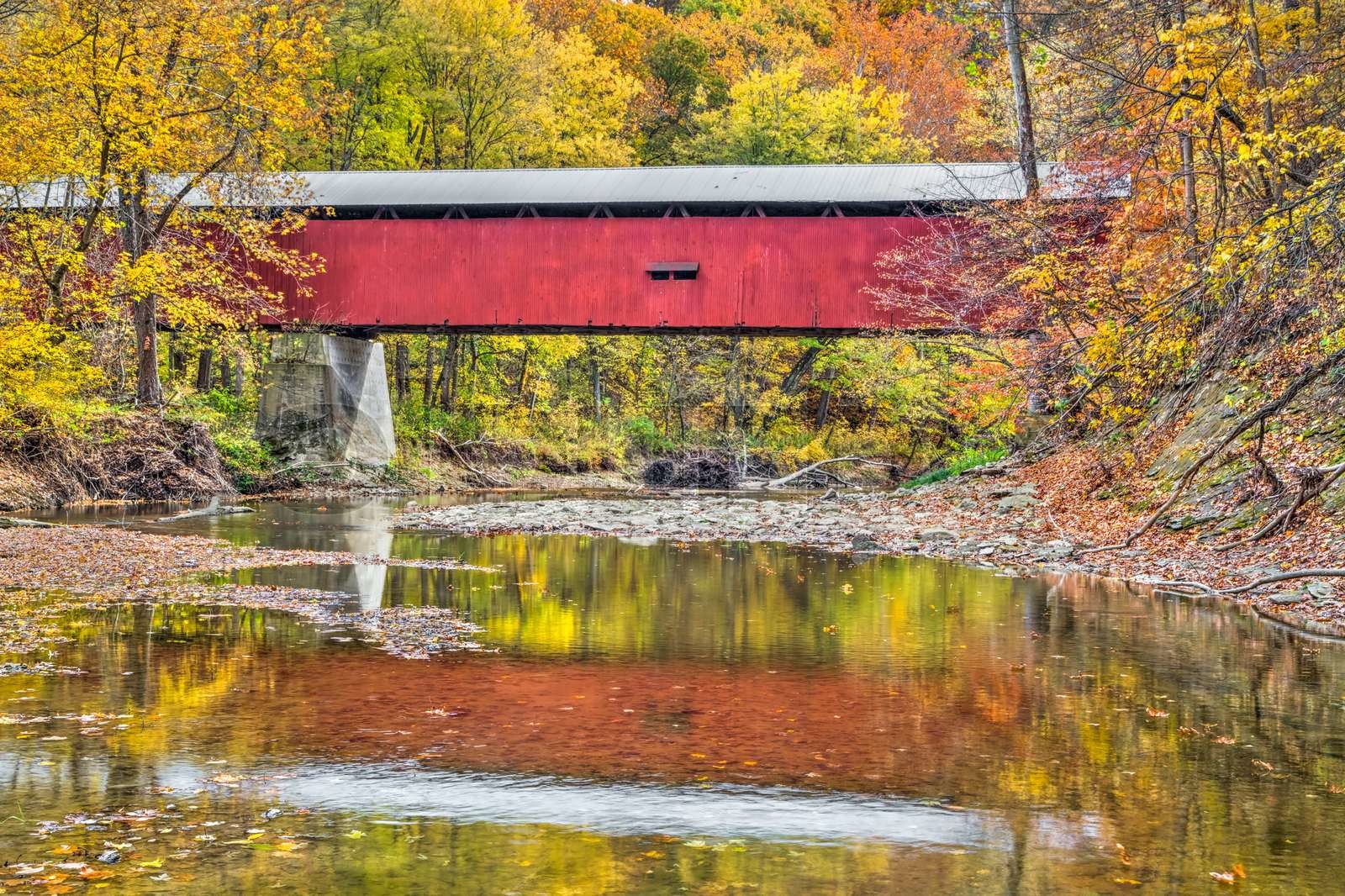 Pine Bluff Covered Bridge | Stock image | Colourbox