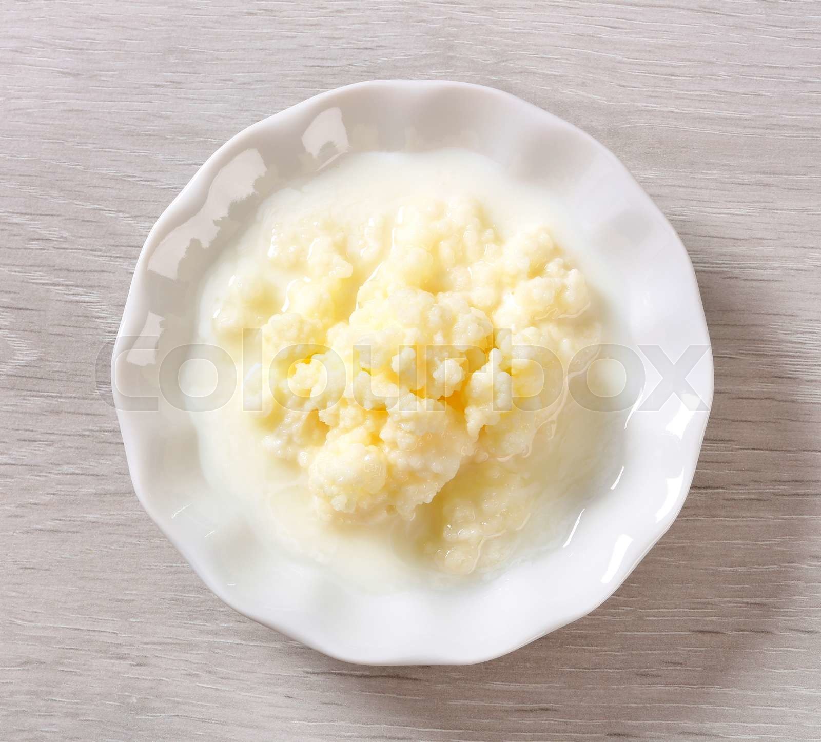 Milk kefir grains (Tibetan mushroom) | Stock image | Colourbox