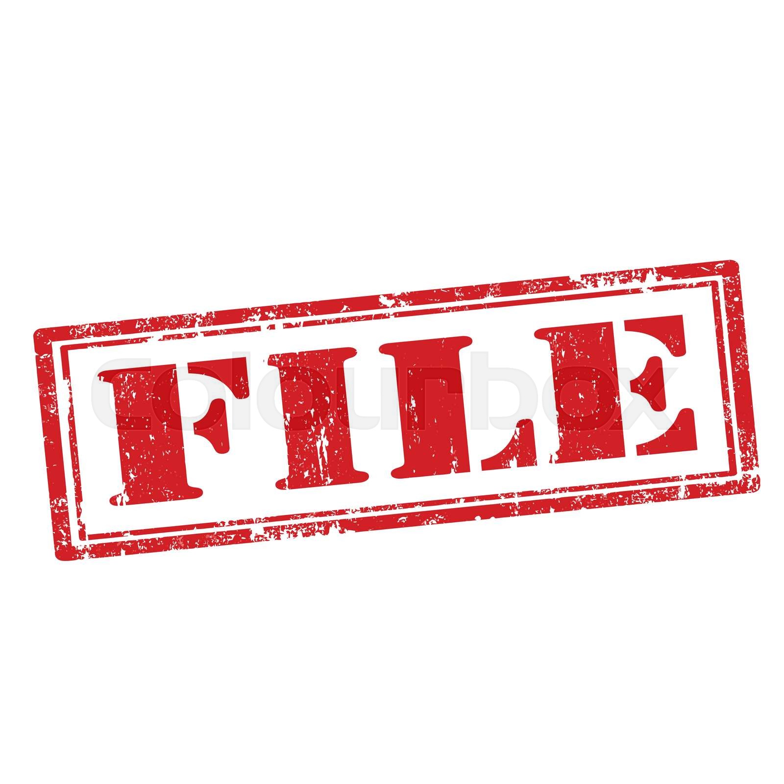 File-stamp | Stock vector | Colourbox