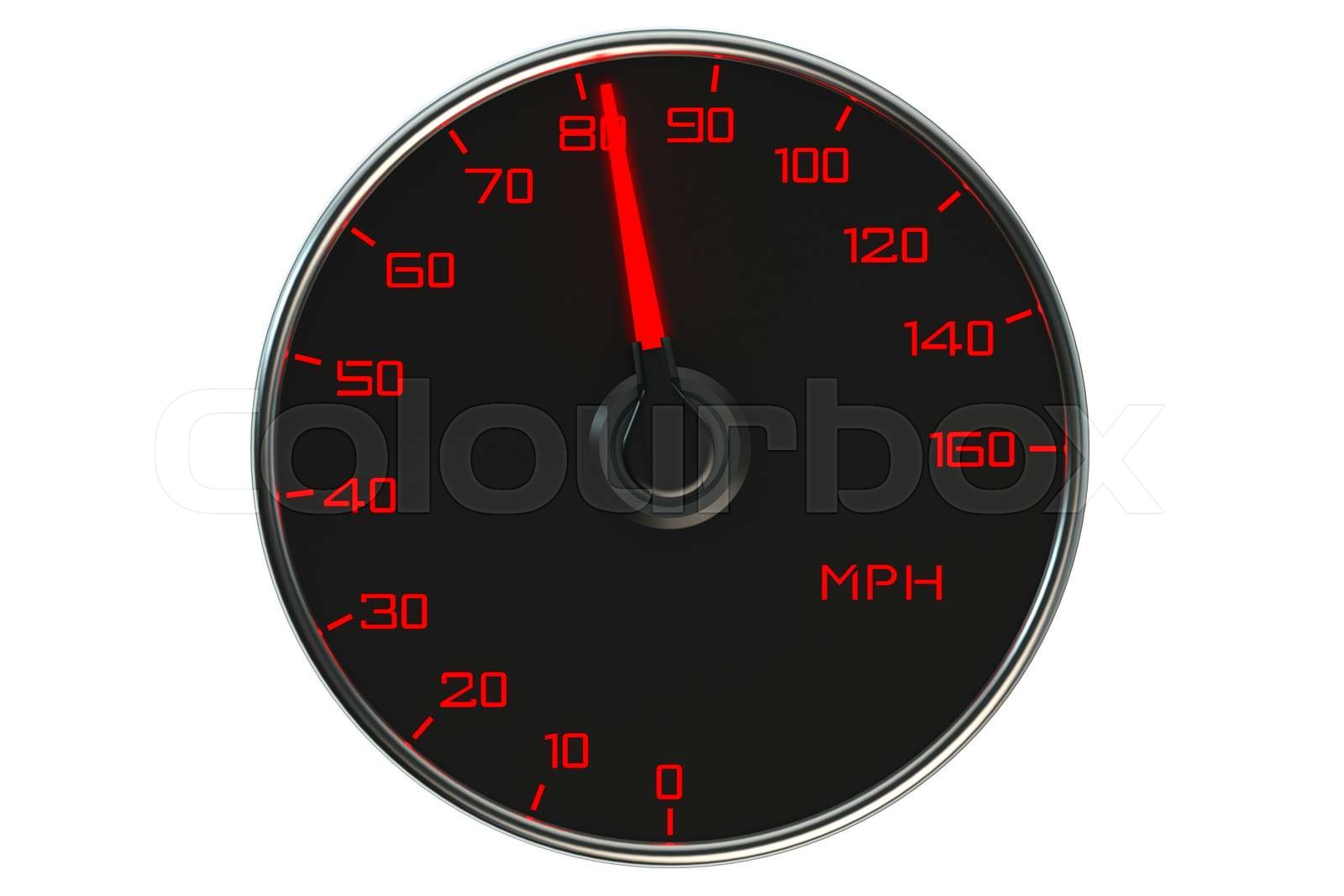 Speedometer closeup | Stock image | Colourbox