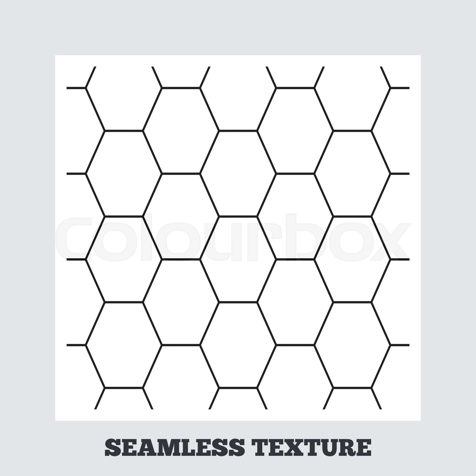 Hex stripped grid seamless pattern. | Stock vector | Colourbox