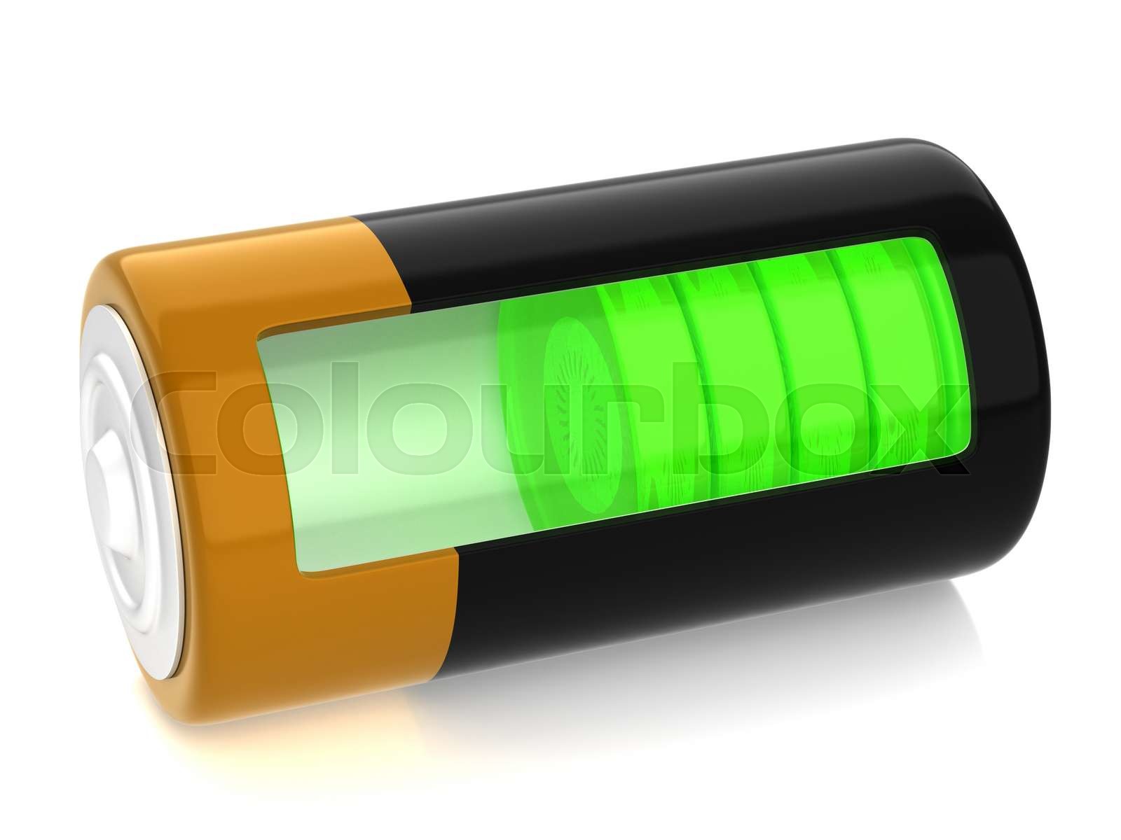 A battery model | Stock image | Colourbox