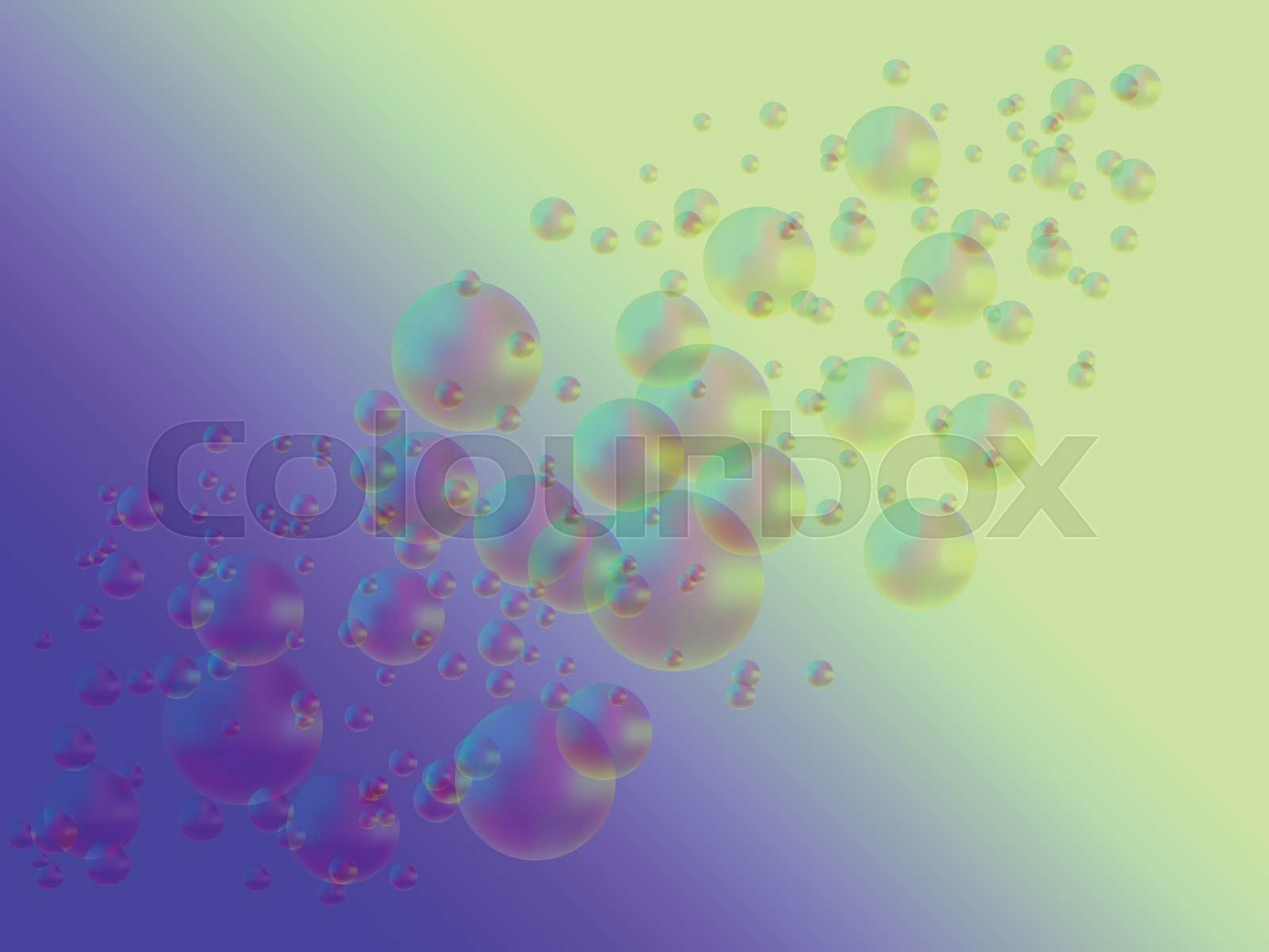 Transparent bubbles | Stock vector | Colourbox