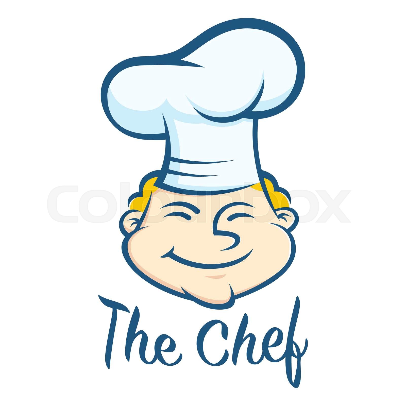 Happy Chef Face Symbol | Stock vector | Colourbox