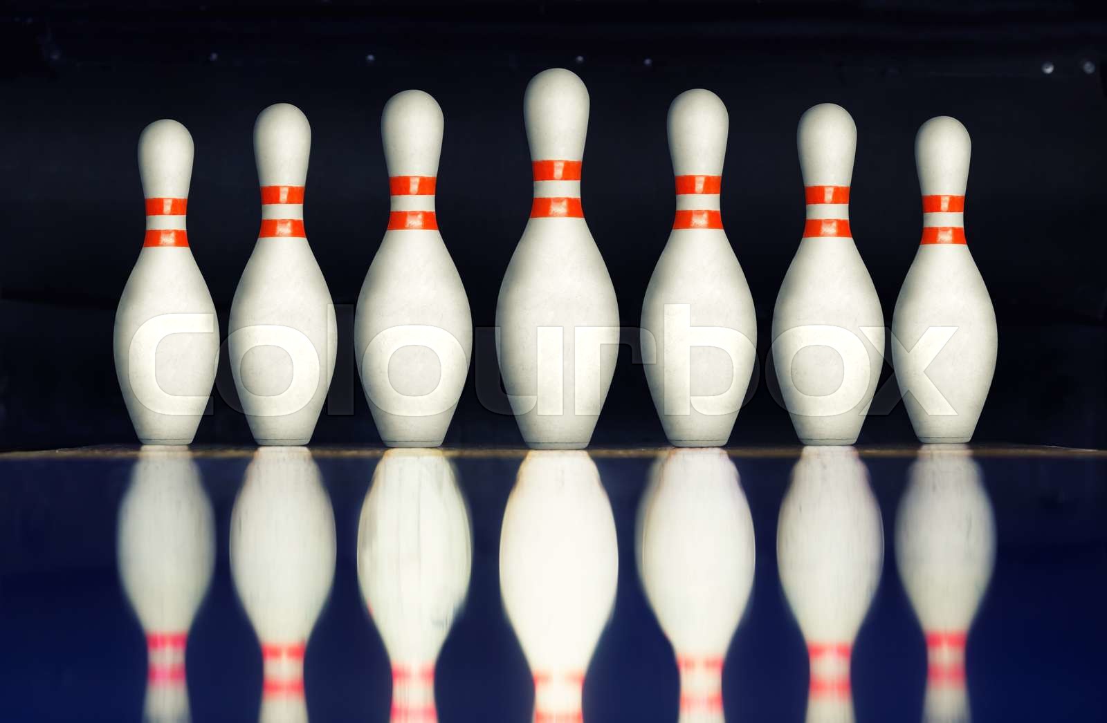 Bowling pins | Stock image | Colourbox